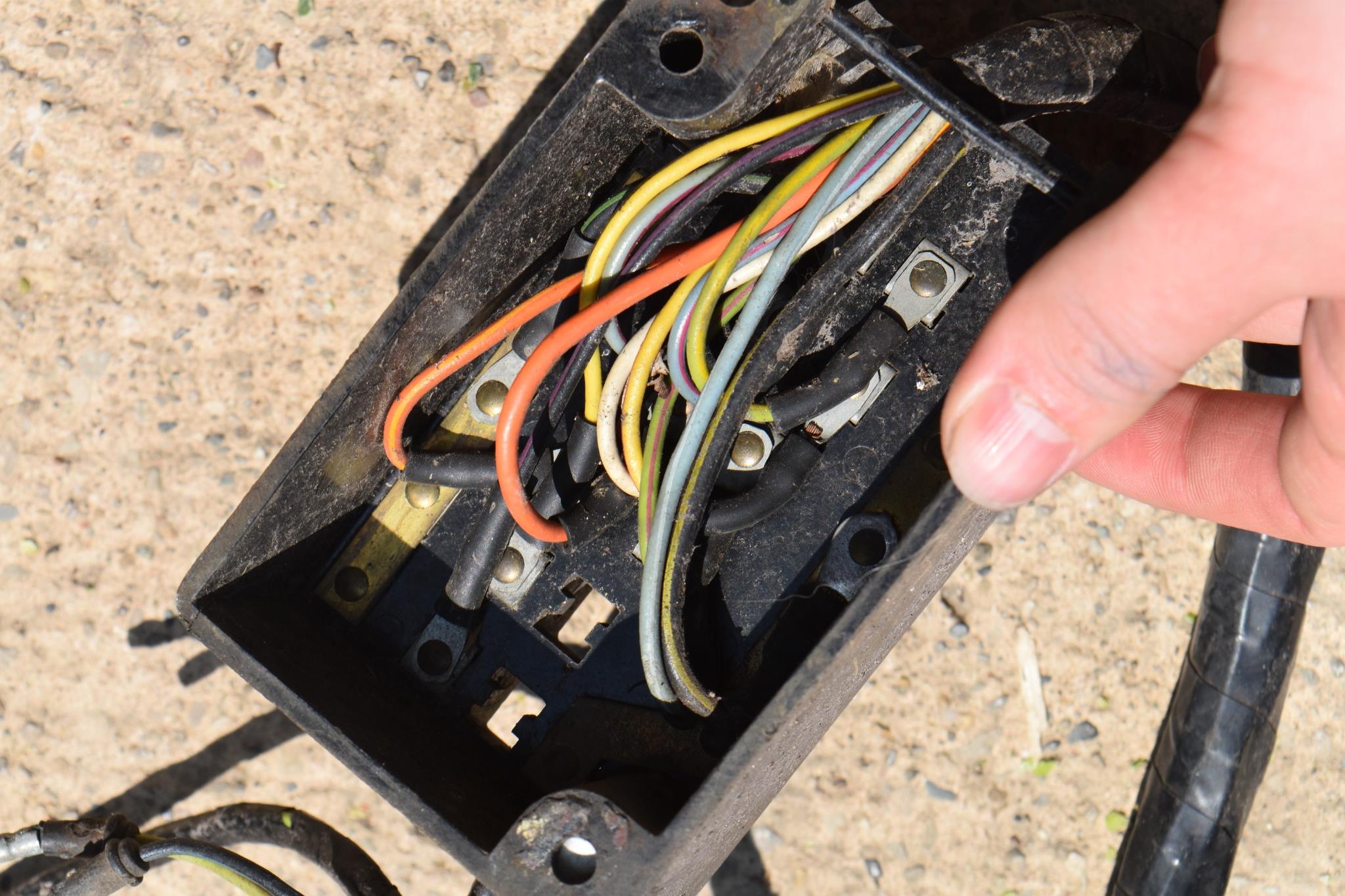 1964 Ford Galaxie XL Under Dash Wiring Harness Fuse Box Loom Wire 64 ...