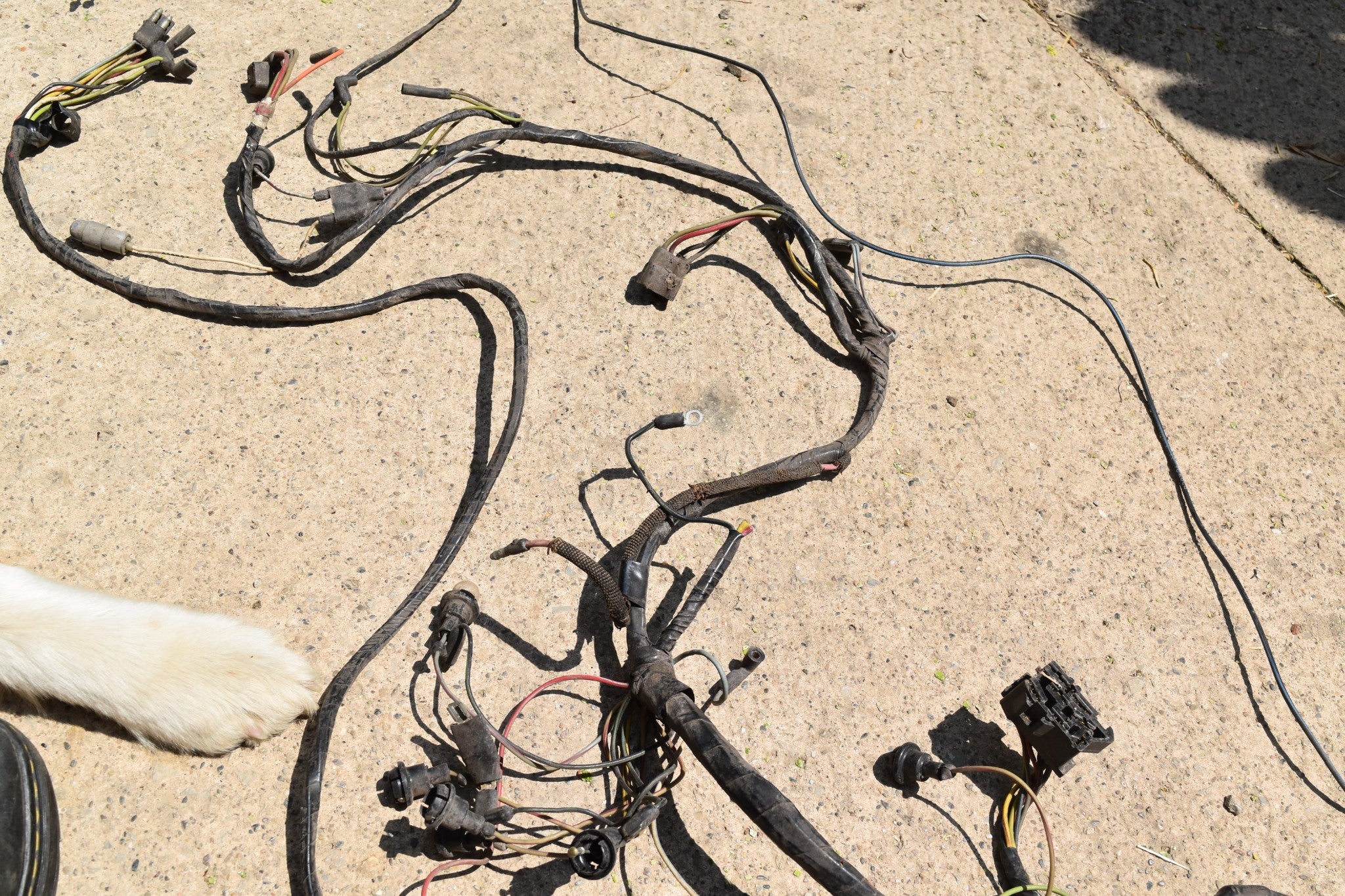 1964 Ford Galaxie XL Under Dash Wiring Harness Fuse Box Loom Wire 64 ...