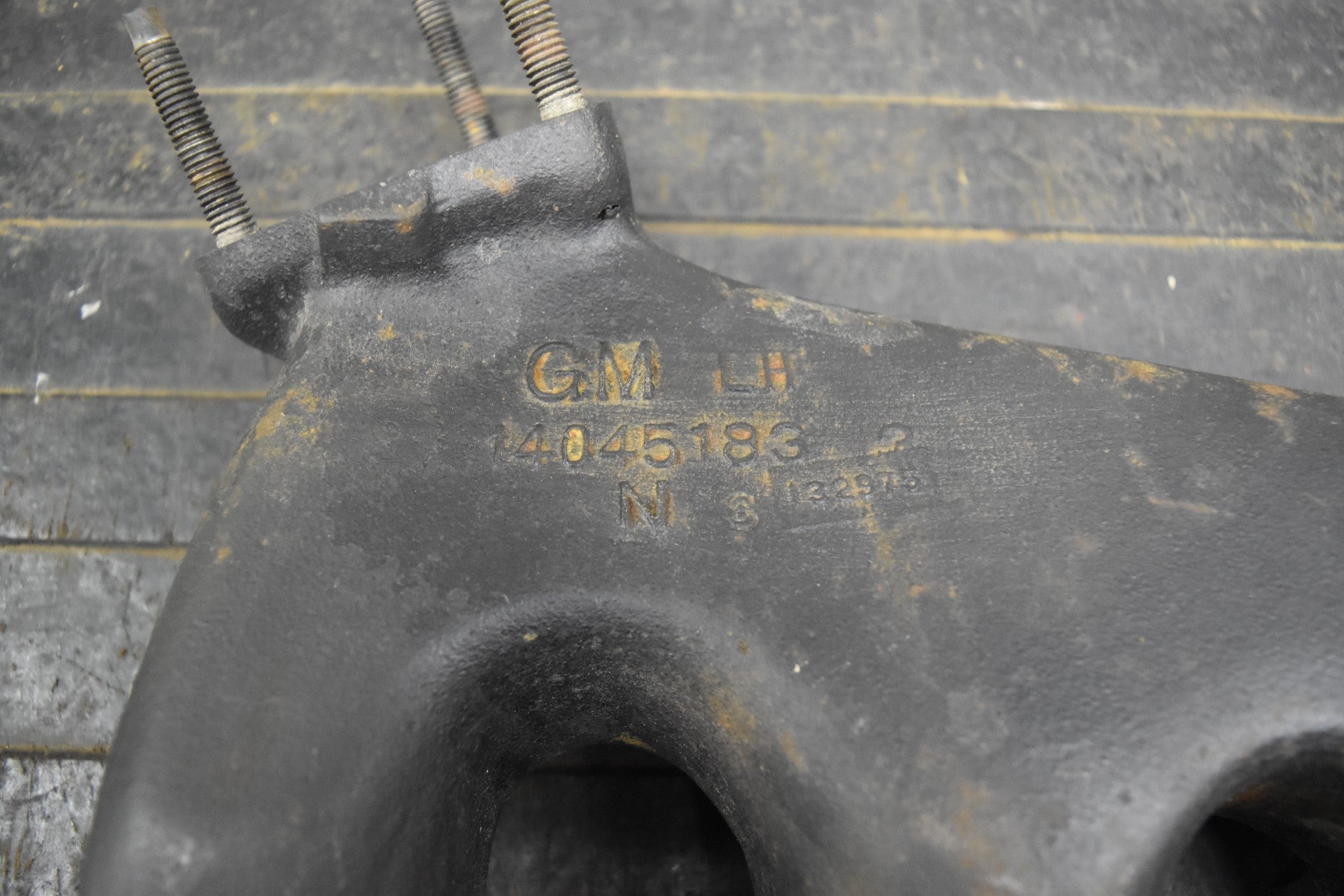 1965 1990 366 427 GMC CHEVY BIG BLOCK ENGINE EXHAUST MANIFOLD 14045183 ...