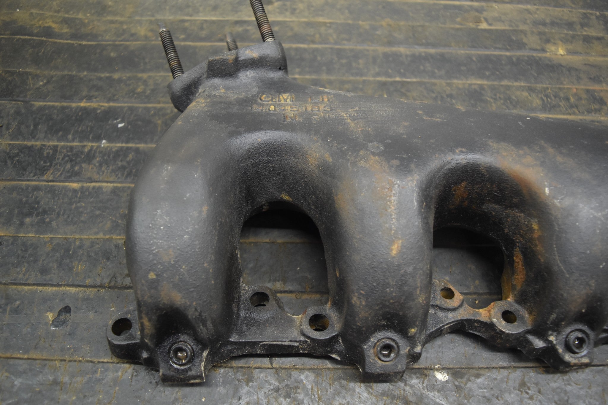1965 1990 366 427 GMC CHEVY BIG BLOCK ENGINE EXHAUST MANIFOLD 14045183 ...