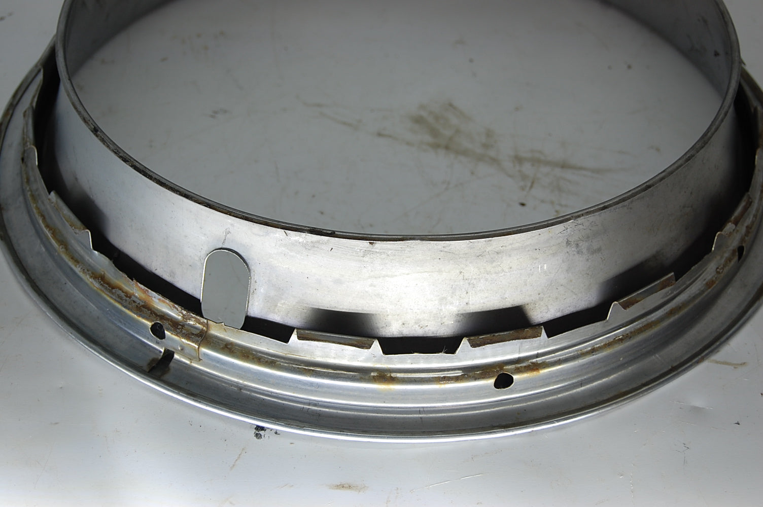 GM Beauty Ring 14" Inch Rim 3" Deep Chrome Ford Chrysler Vintage Used ...