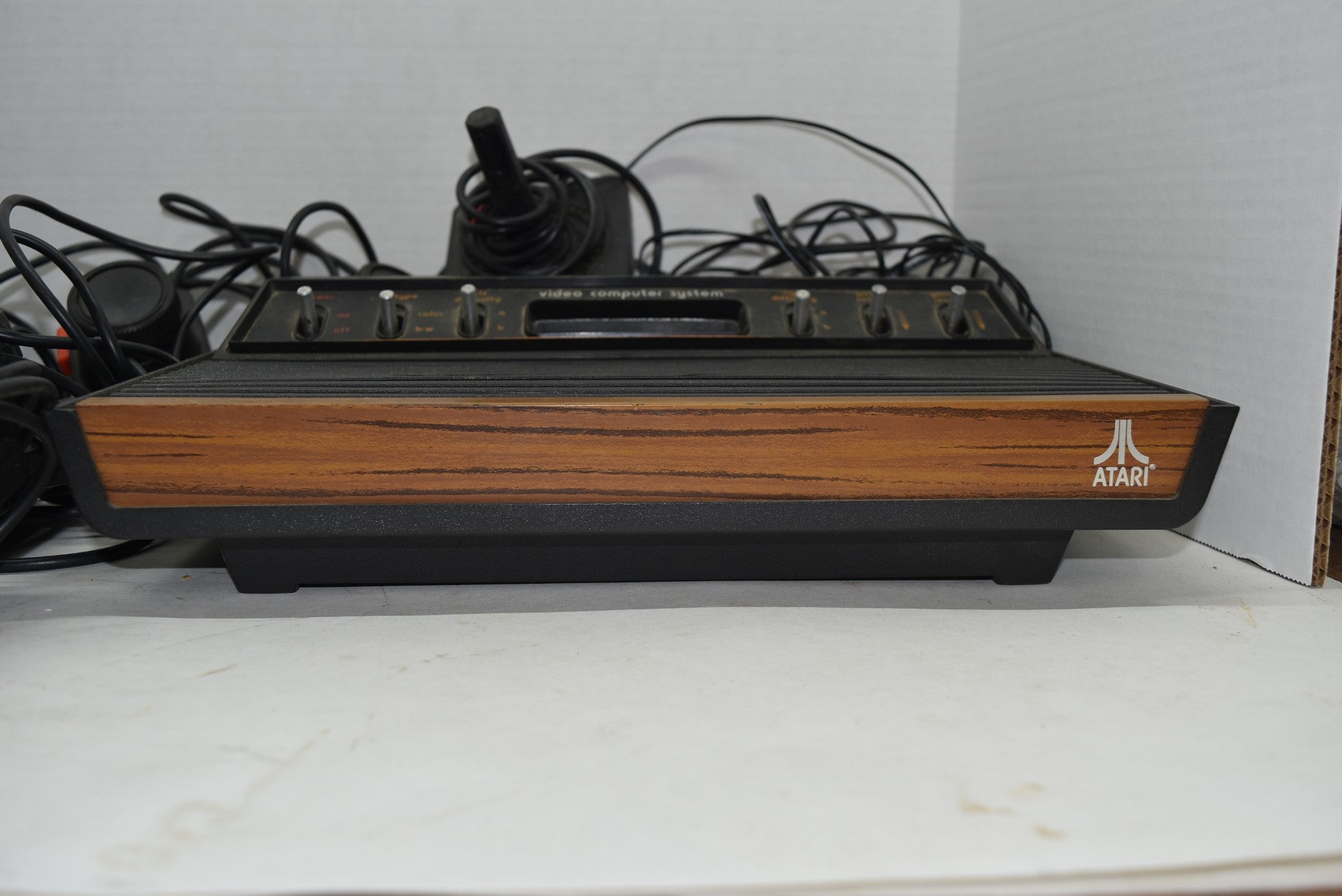 6 Switch Atari With Controllers Paddle Remote Joysticks Untested Light ...