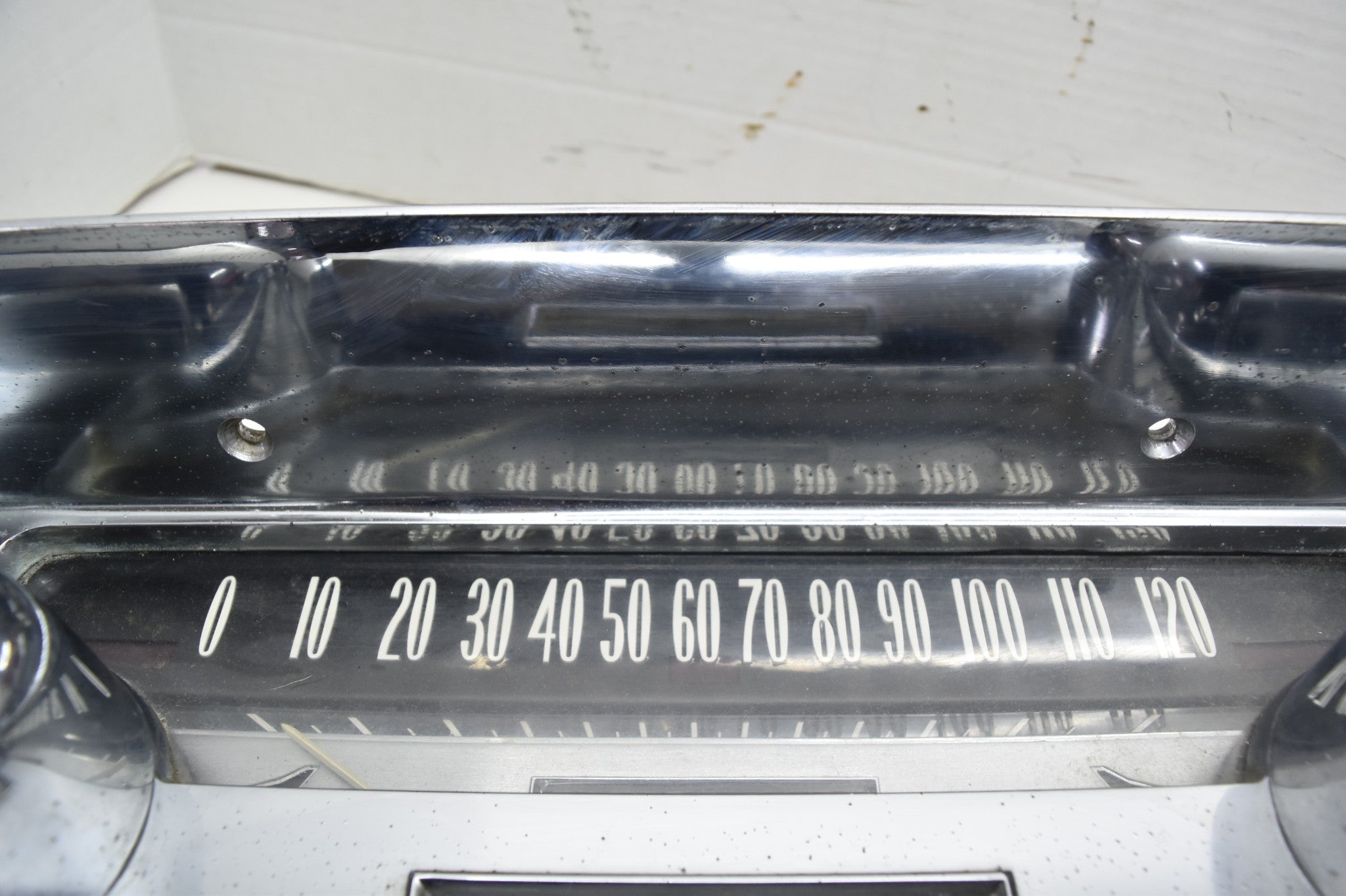 1958 CADILLAC LIMO FLEETWOOD SERIES 75 DASHBOARD DASH CLOCK TEMP FUEL ...