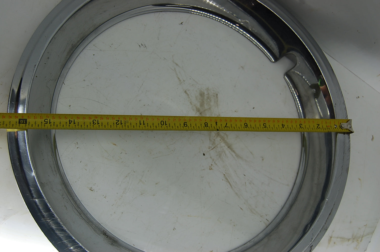 GM Beauty Ring 15" Inch Rim 2" Deep Chrome Ford Chrysler Vintage Used ...