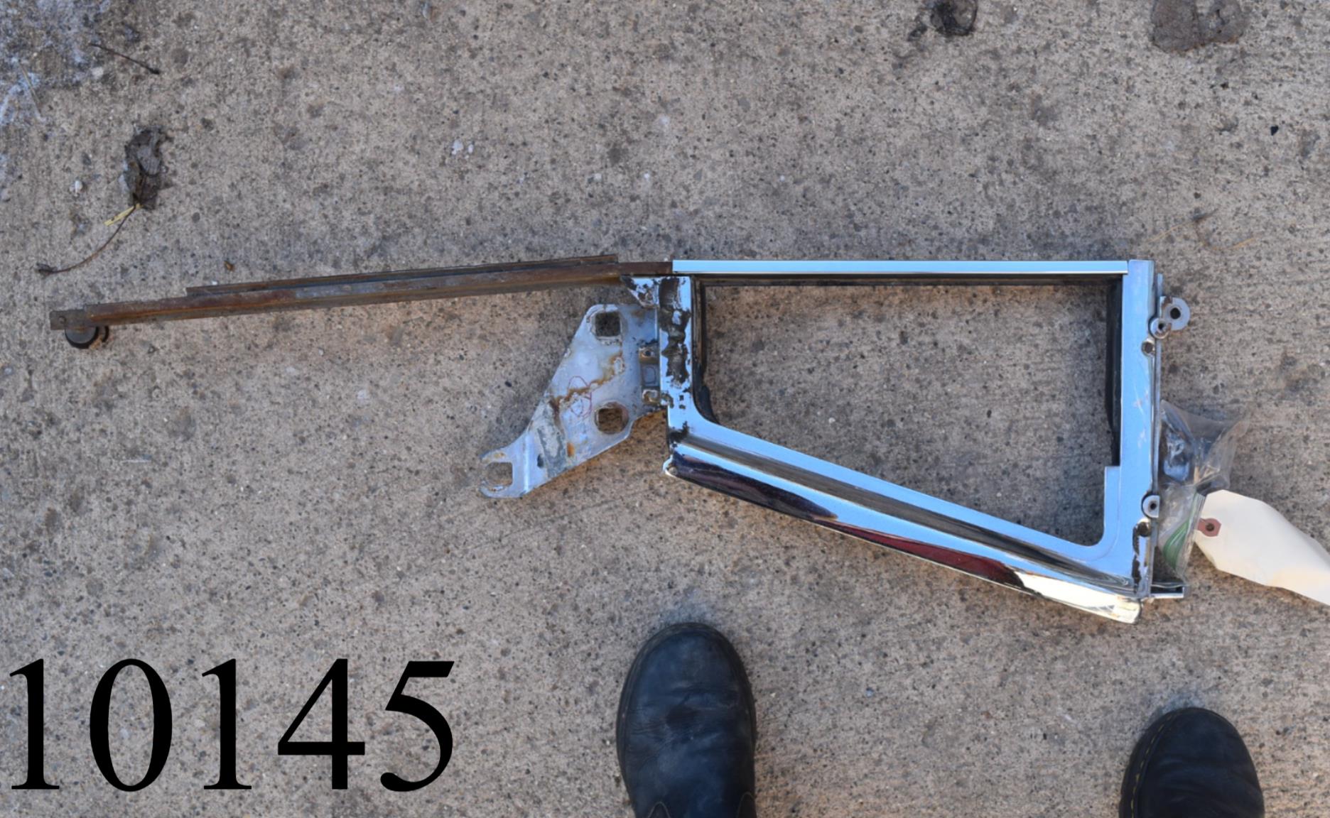 1957 1958 Cadillac Right Passenger Front Vent Wing Window Frame Chrome ...