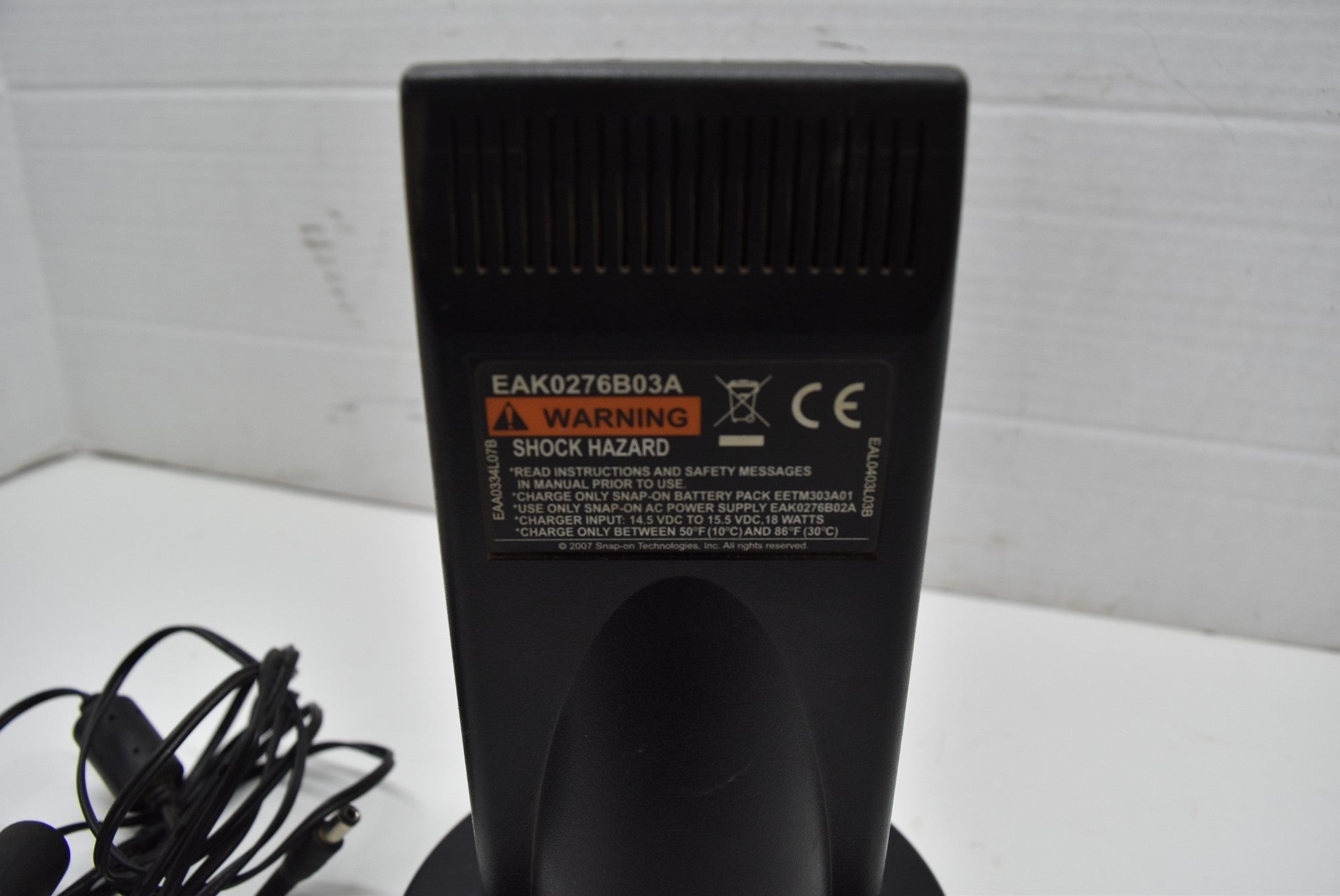 SNAP ON SOLUS PRO VANTAGE PRO BATTERY CHARGER EAK0276B03A 14.5 VDC ...