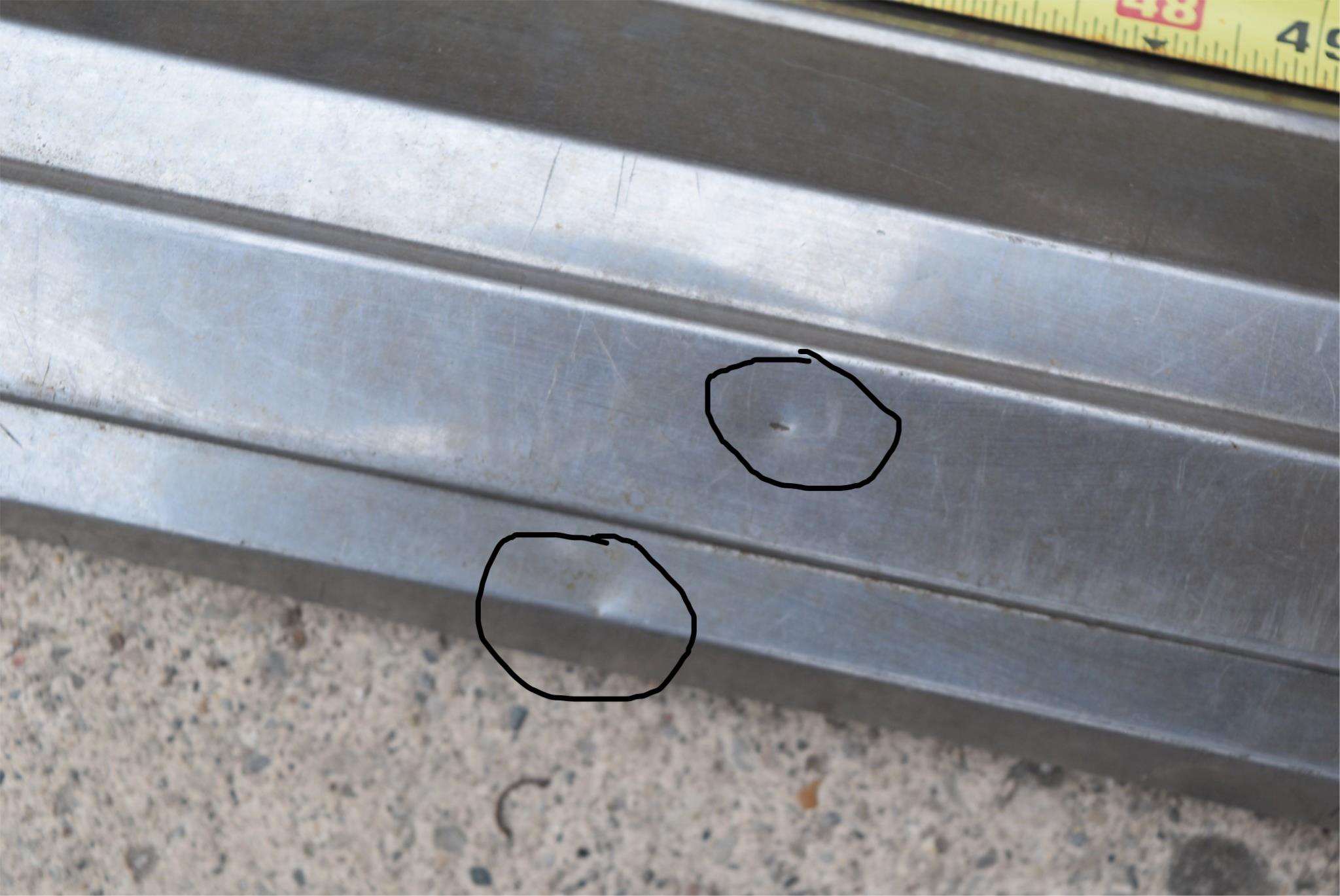 1968 1969 Ford Ranchero Tailgate Trim Moulding 68 69 Bed Stainless OEM ...