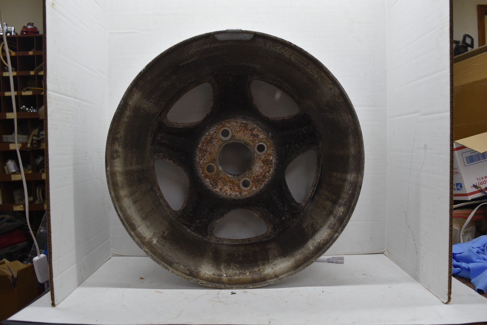 Fox Body Ford Mustang GT LX 16" Pony Wheel Rim 5 Star 16x7 4 Lug OEM 1 ...