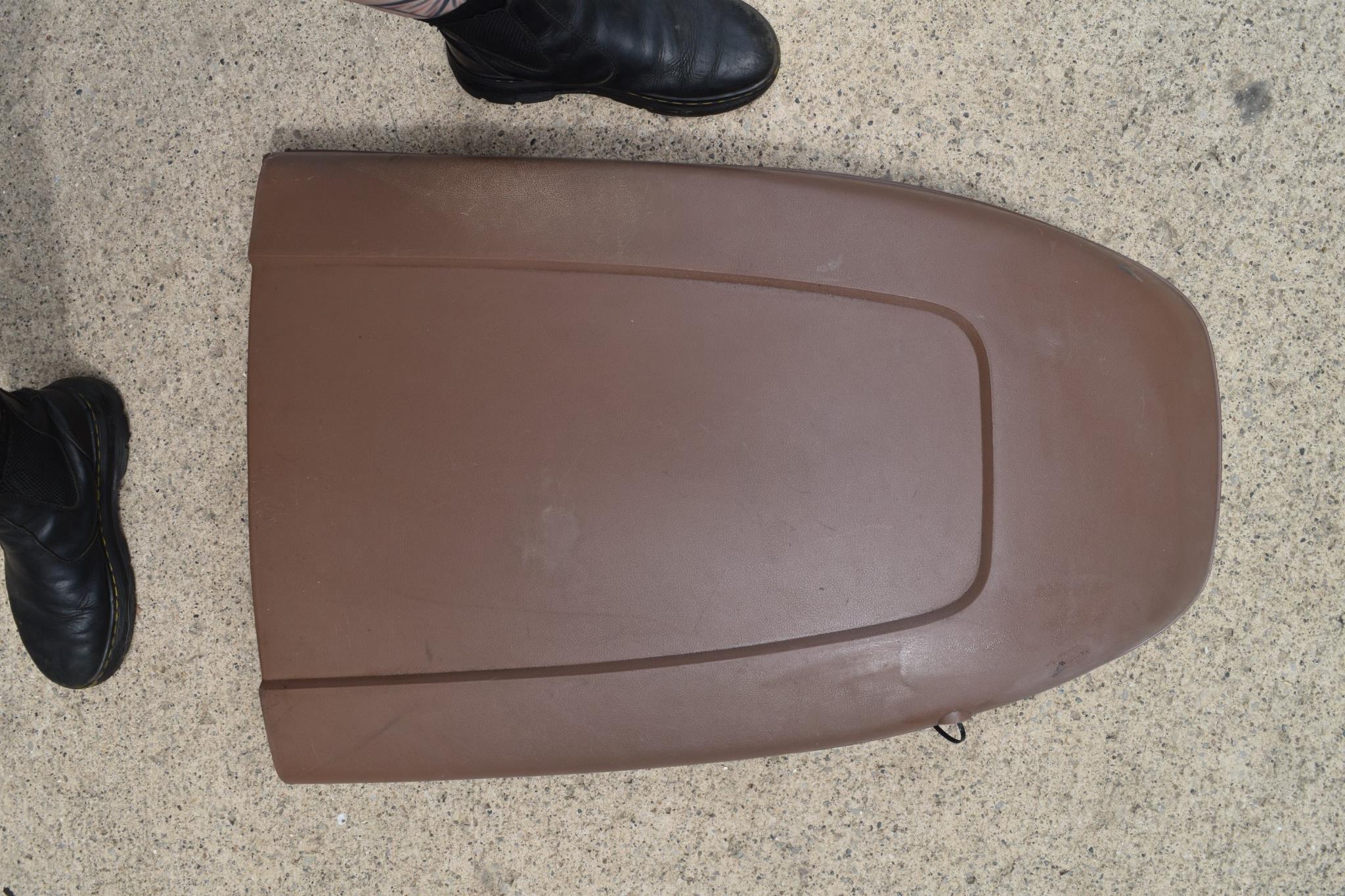 1970 AMC Javelin High Back Turtle Shell Bucket Seat Back Plastic Right ...