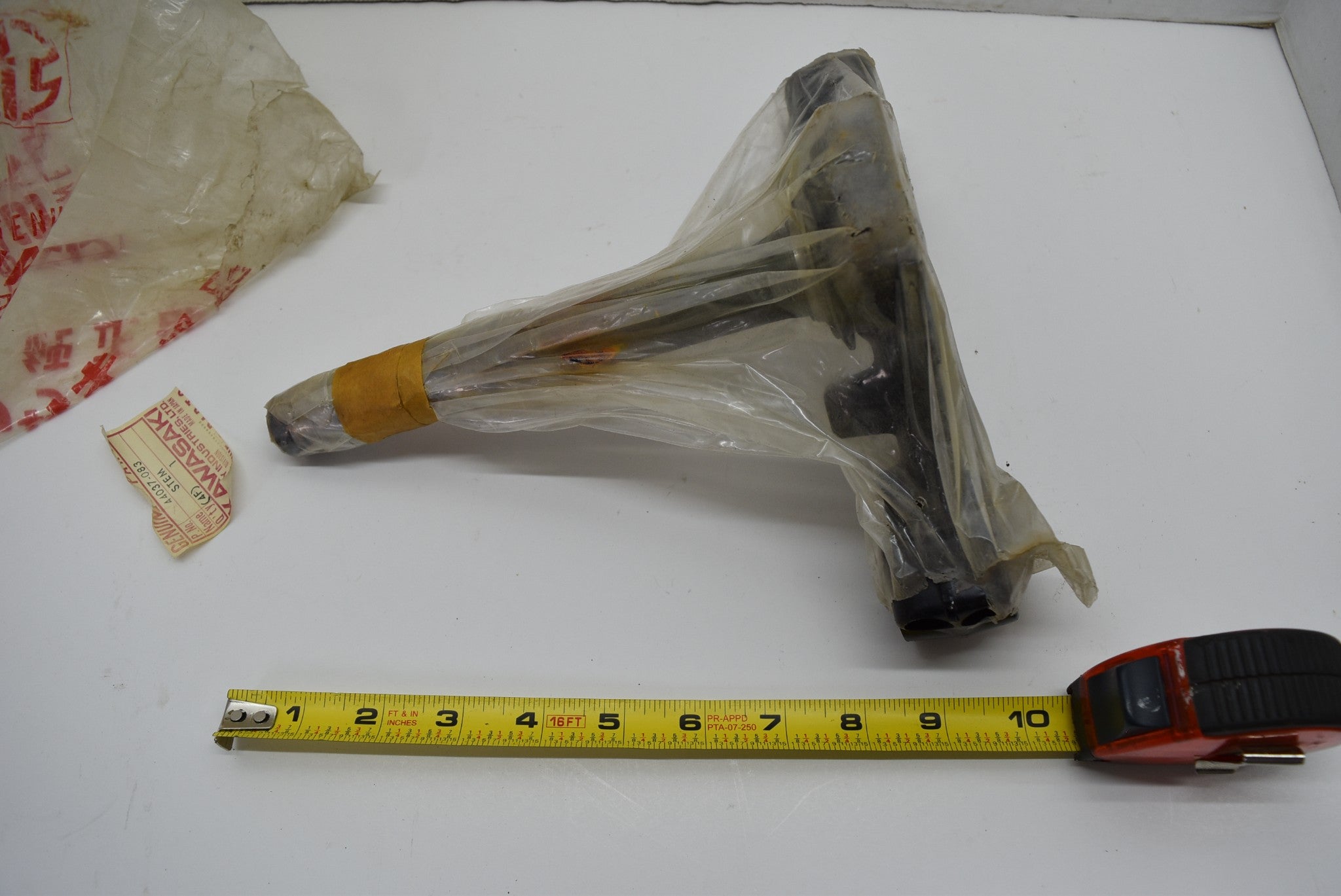 1974 1976 KAWASAKI KX125 KX 125 STEERING STEM TRIPLE TREE 44037 083 NO ...