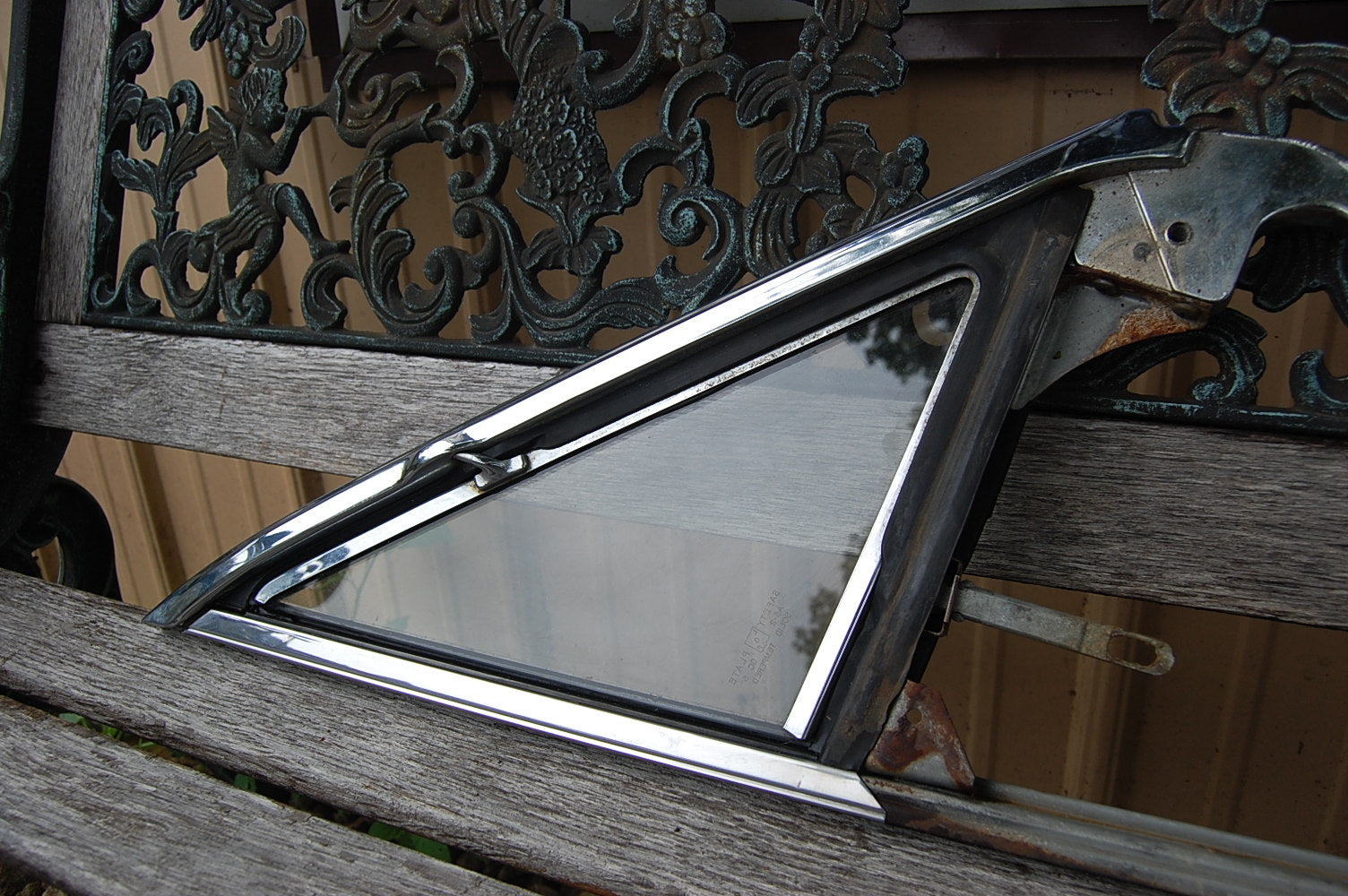 1963 Pontiac Catalina Passenger RH Vent Window Frame And Glass Origina ...