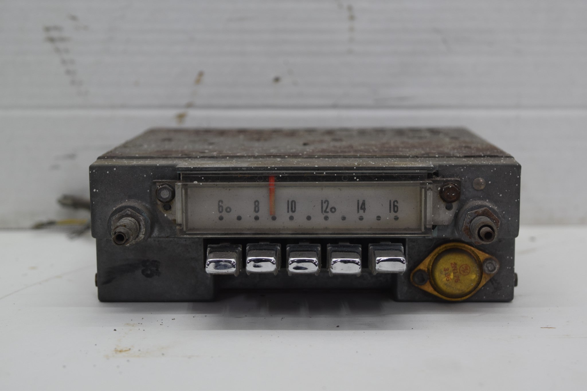 1964 Ford Galaxie AM Push Button Radio Stereo Untested 64– FatMan's ...