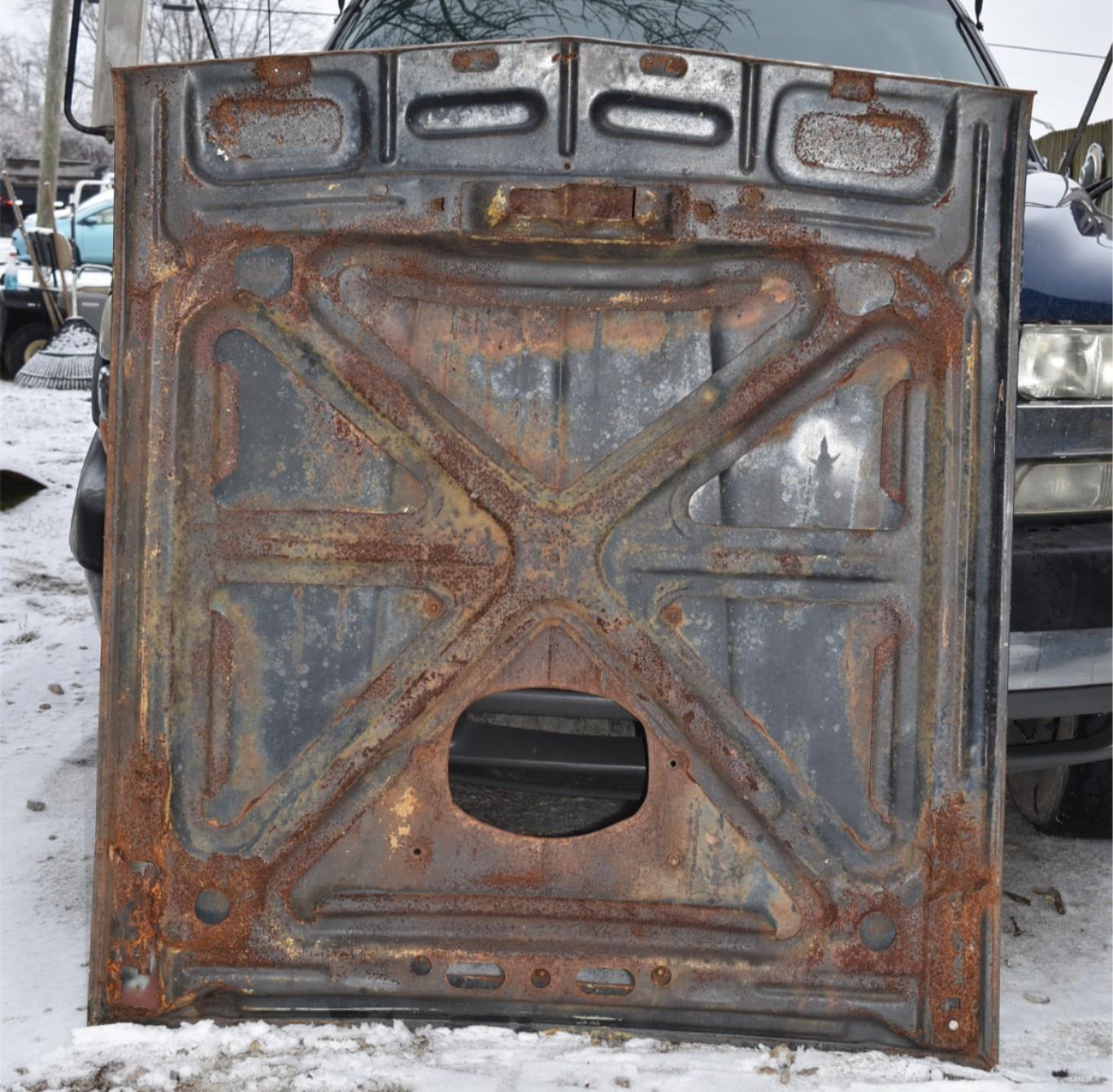 RARE 1968 68 Ford Ranchero Hood Bonnet Torino Fairlane 1969 69 BENT NE ...