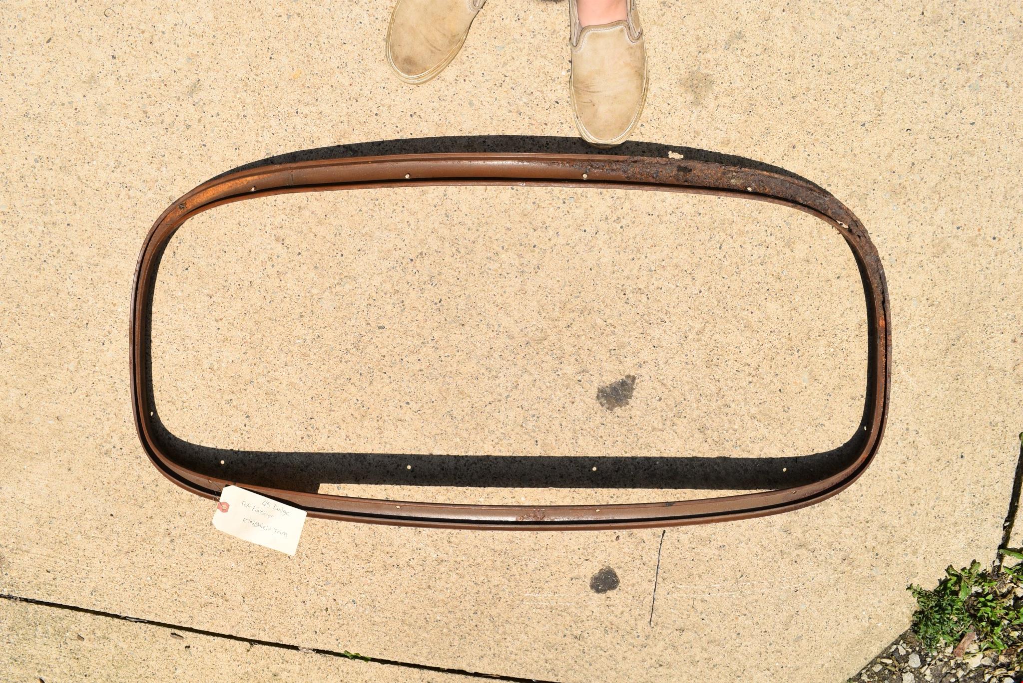 1946 1947 1948 Dodge D24 Rear Window Garnish Back Windshield Interior ...