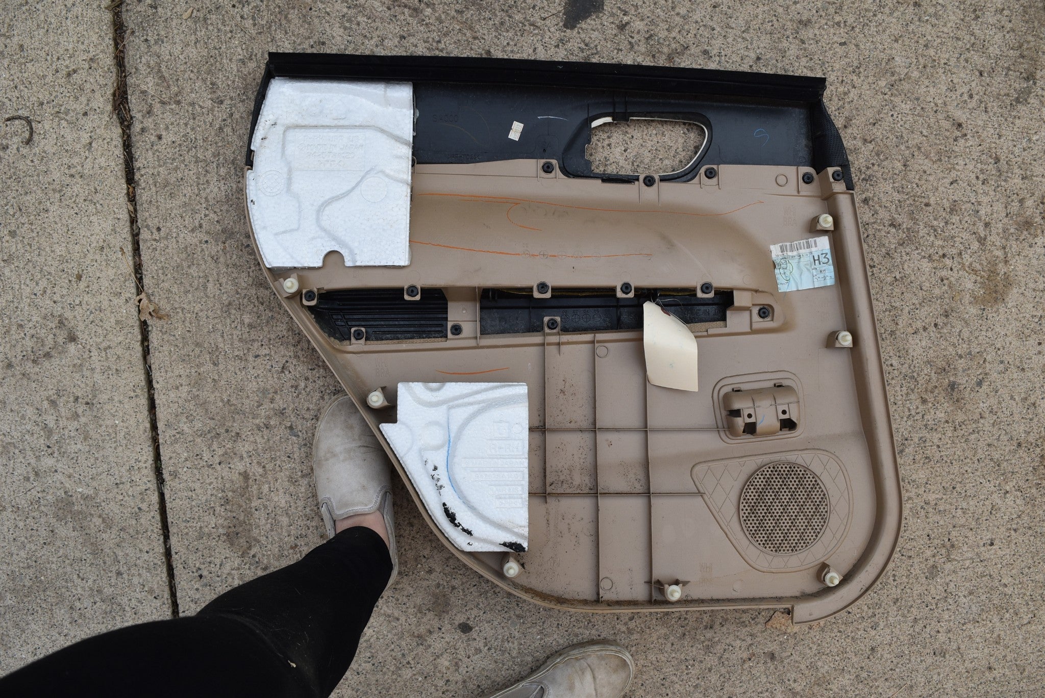 1998 1999 2000 2001 2002 Rear Right Subaru Forester Door Panel Interio ...