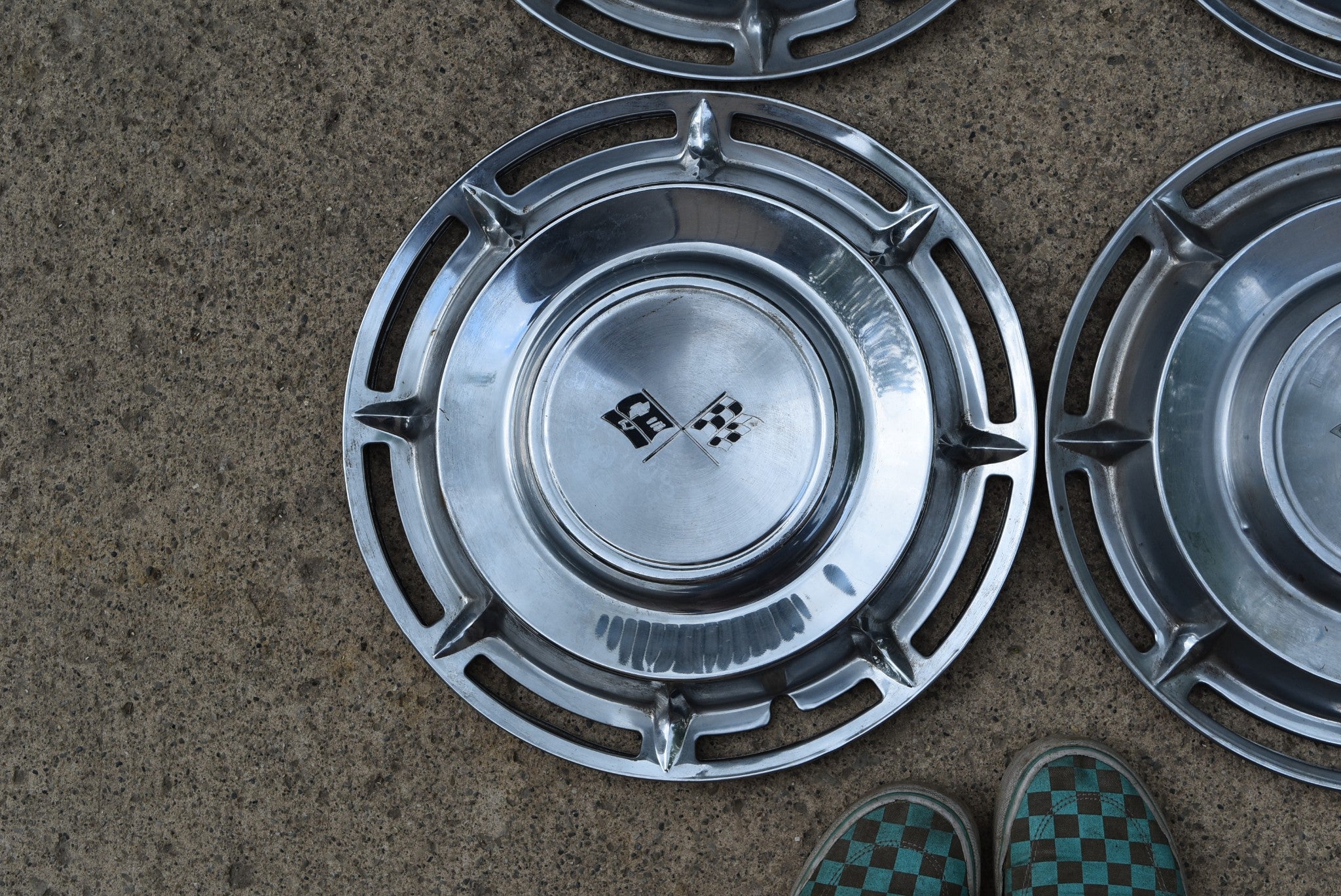 Set Of 4 OEM 1960 Chevrolet Impala Hubcap Wheel Cover Hub Cap Chevy Or ...