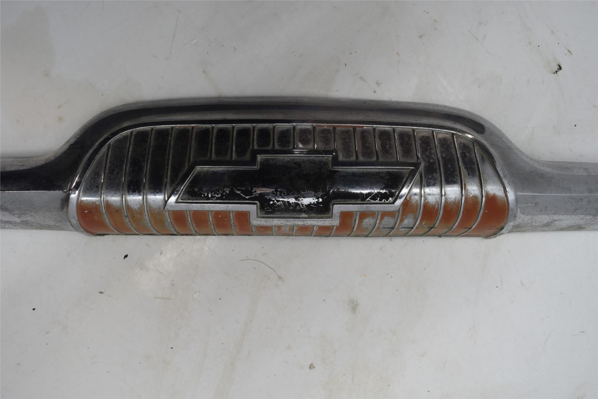 1957 Chevrolet Pickup Truck Hood Emblem OEM Trim Chevy 57 3100 3200 Ap ...
