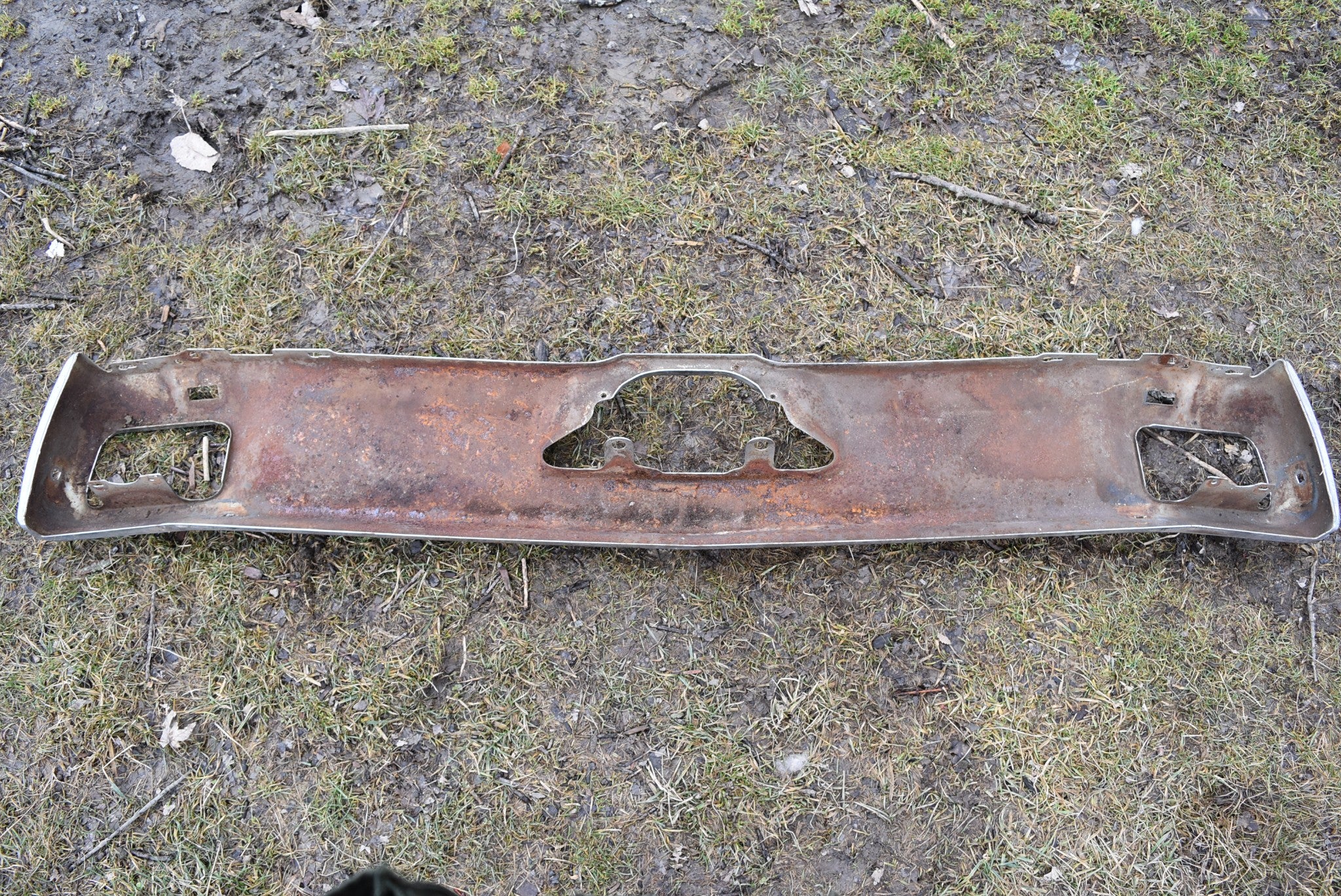 Original 1970 70 Chevelle Rear Bumper OEM Chevrolet Metal Chevy One Ye ...