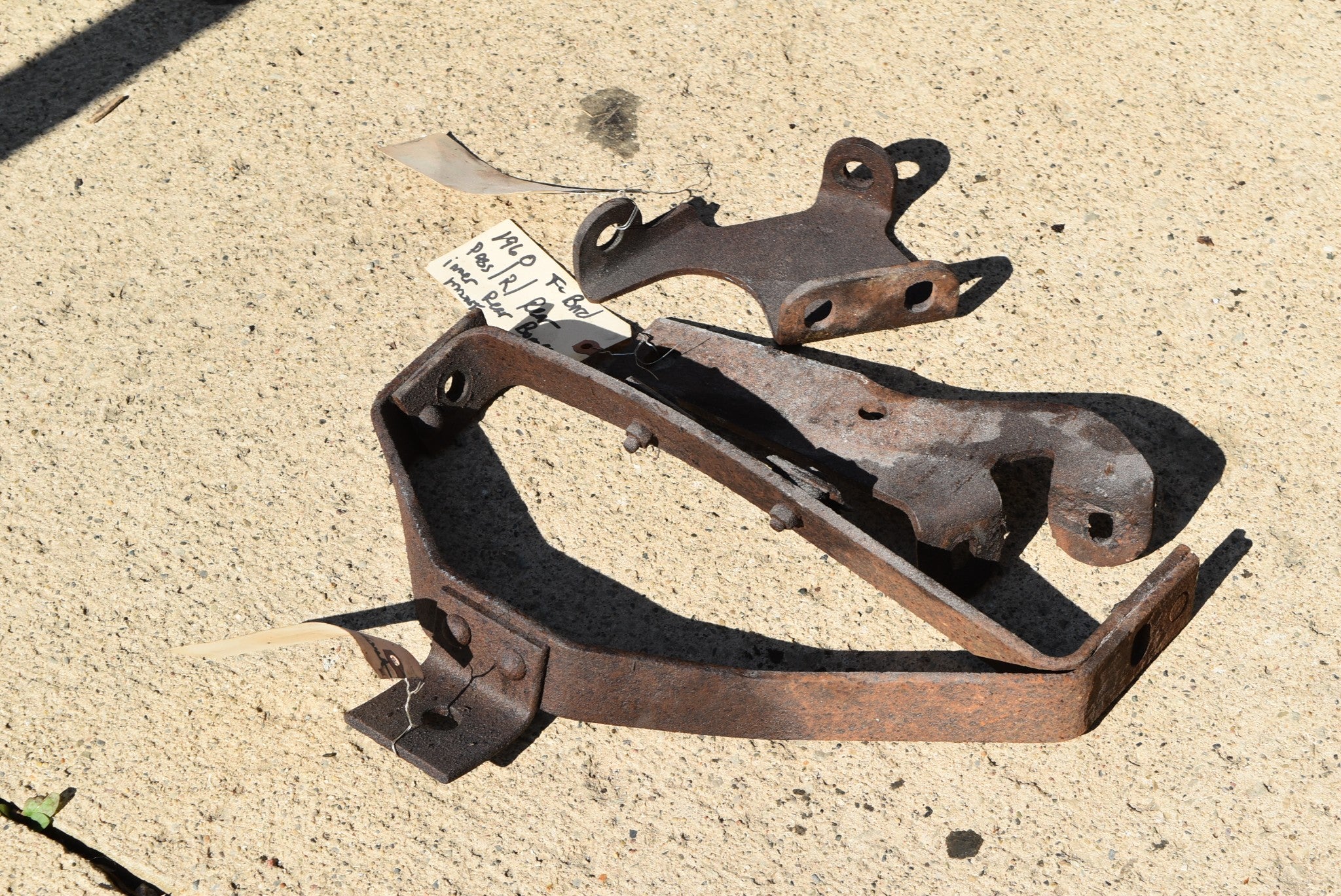 Original 1958 1960 Ford Thunderbird RH Rear Bumper Brackets OEM 58 59 ...
