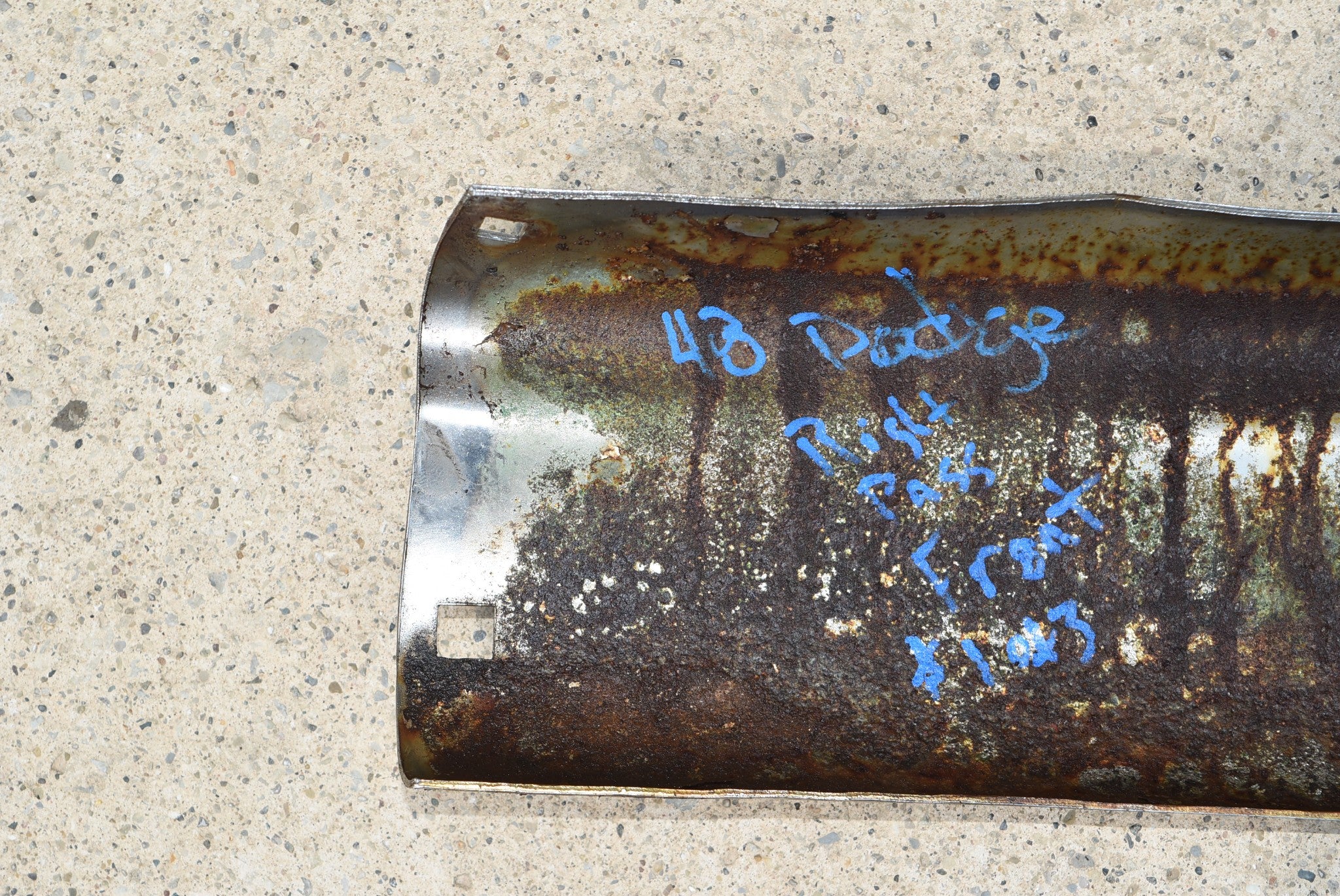 1948 Dodge D24 Custom Deluxe Front Bumper Left End Driver 48 MOPAR OEM ...