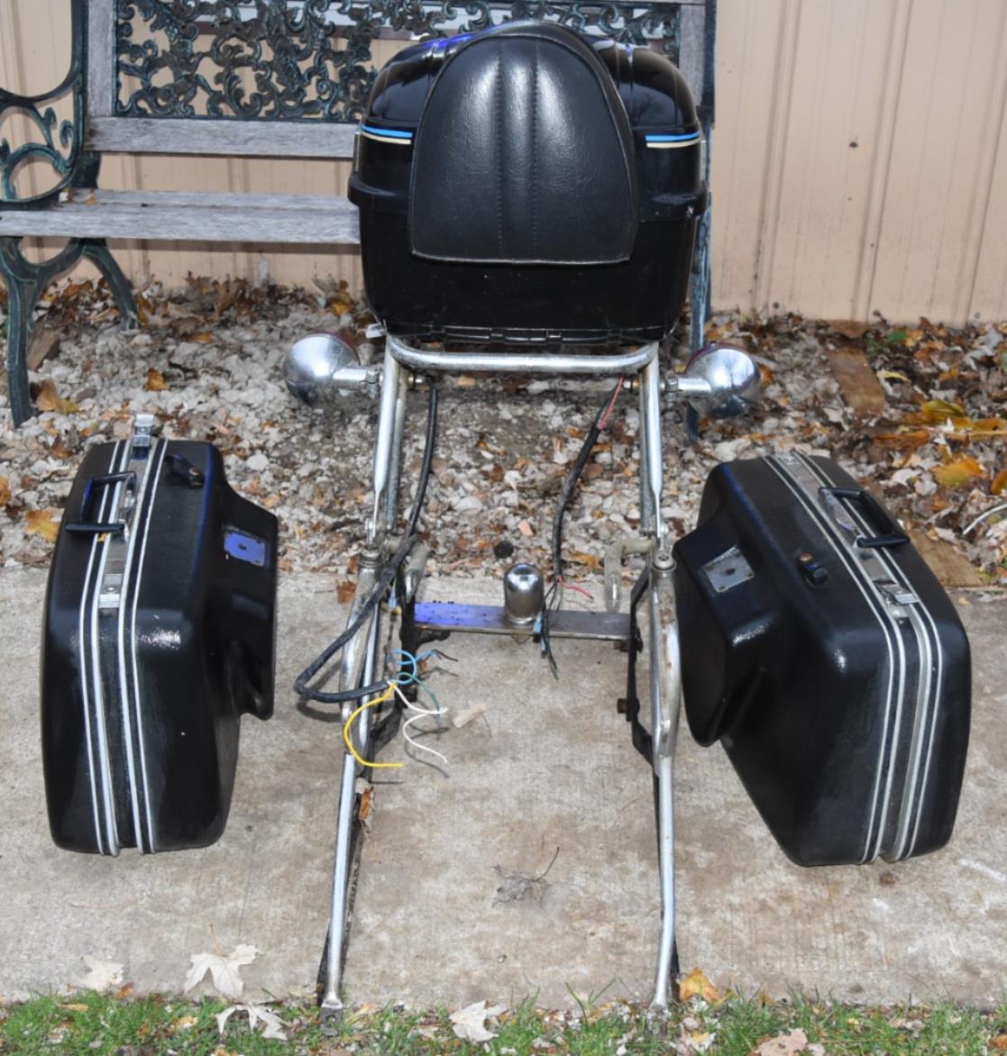 Honda GL1000 GL 1000 Touring Package Luggage Set Goldwing 1977 77 Sadd ...