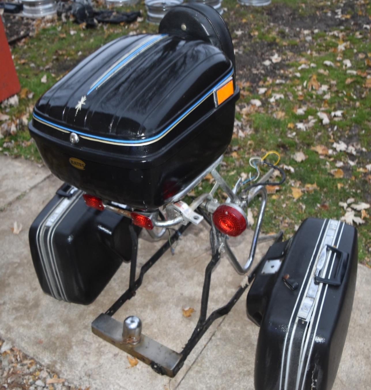 Honda GL1000 GL 1000 Touring Package Luggage Set Goldwing 1977 77 Sadd ...