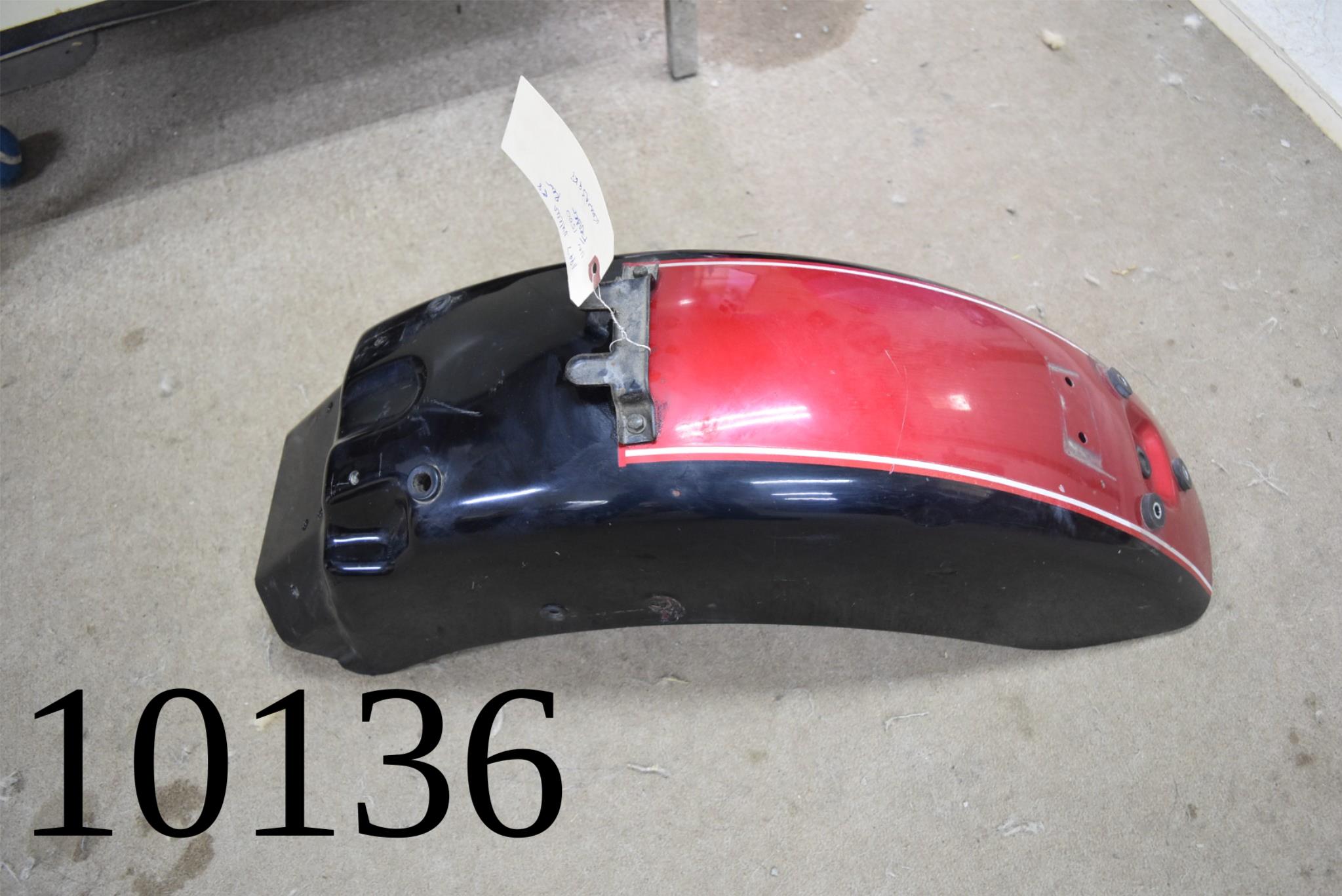 1997 KAWASAKI VULCAN 88 VN1500 REAR WHEEL FENDER PANEL RED BLACK 97 15 ...