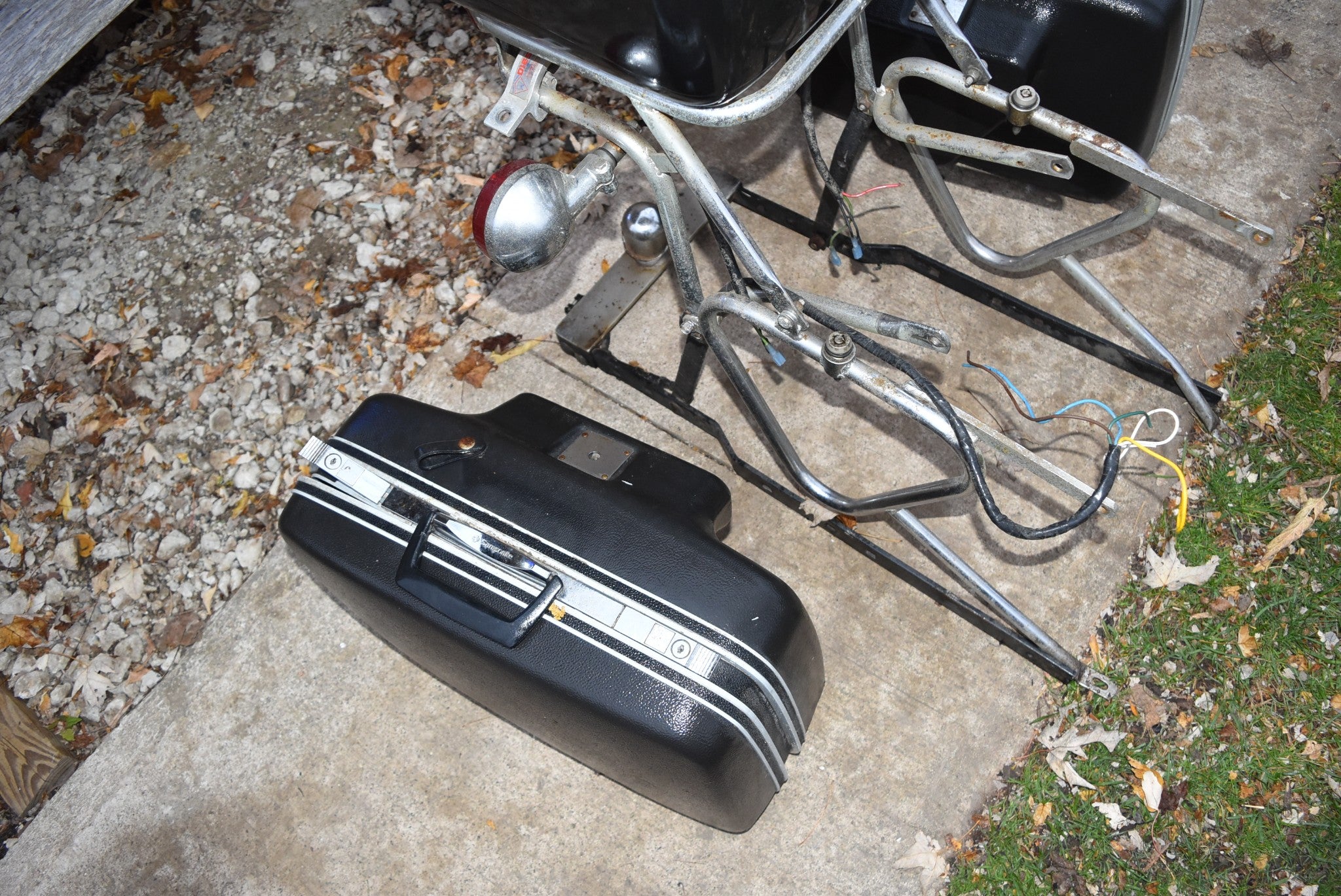 Honda GL1000 GL 1000 Touring Package Luggage Set Goldwing 1977 77 Sadd ...
