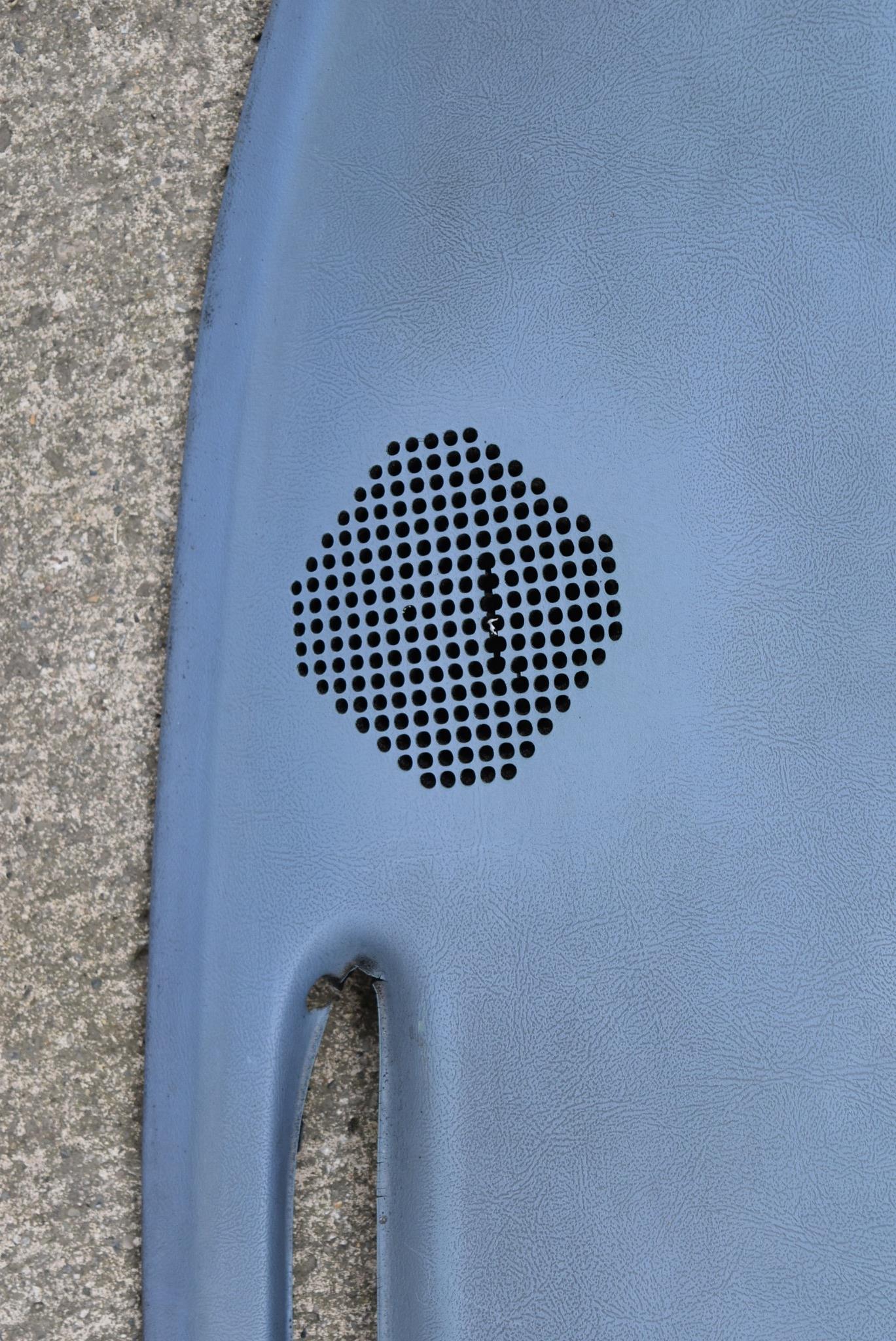 1979-1986 Ford Mustang Blue Vinyl Dash Pad Original OEM Damaged Fox Bo ...