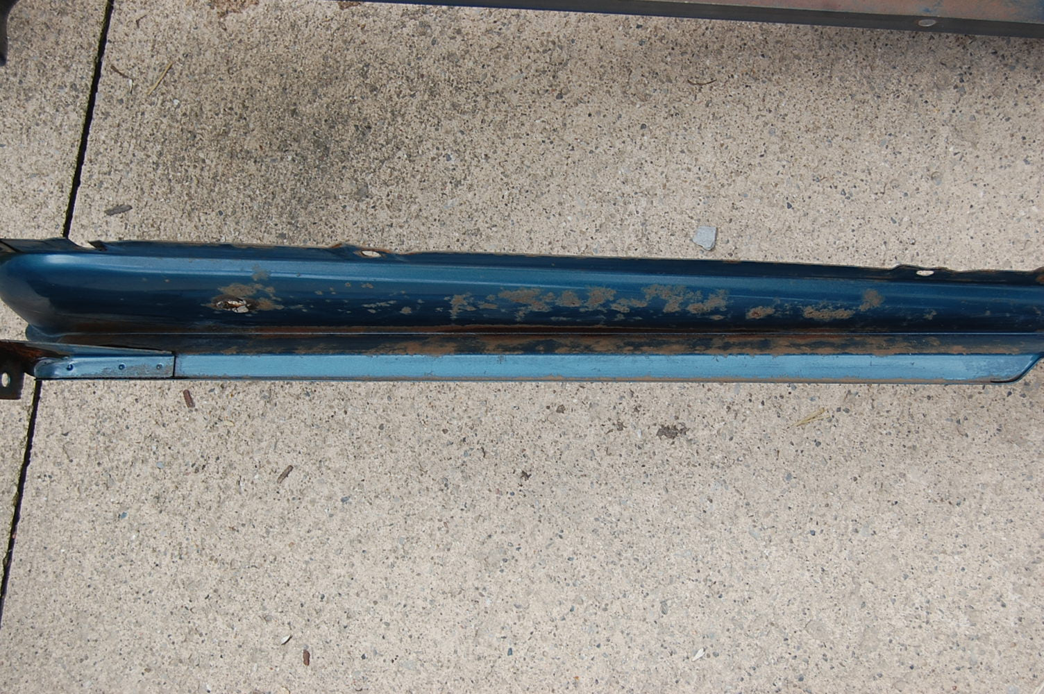 1963 Pontiac Catalina Header Panel Original Blue Emblem Metal Grand Pr ...