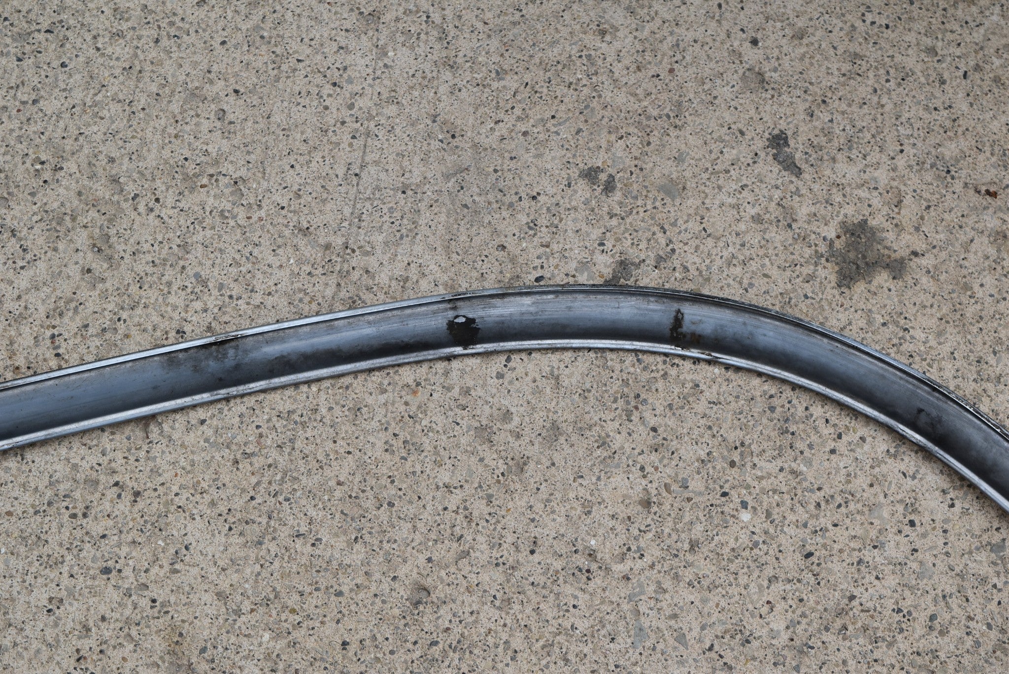 1949 49 Chrysler RH Belt Line Extension Trim Quarter Moulding Rear MOP ...