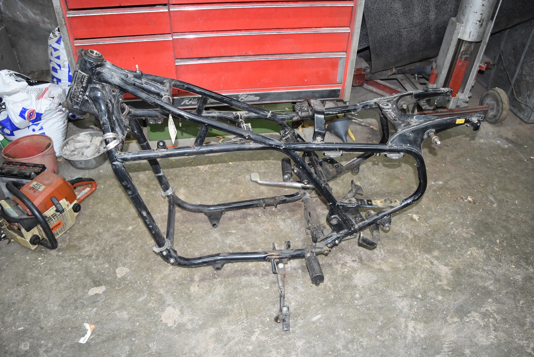 1975-1977 Honda GL1000 Frame Clear Title Goldwing Original 1976– FatMan ...