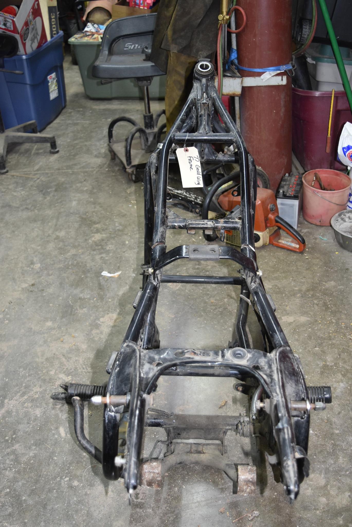 1975-1977 Honda GL1000 Frame Clear Title Goldwing Original 1976– FatMan ...