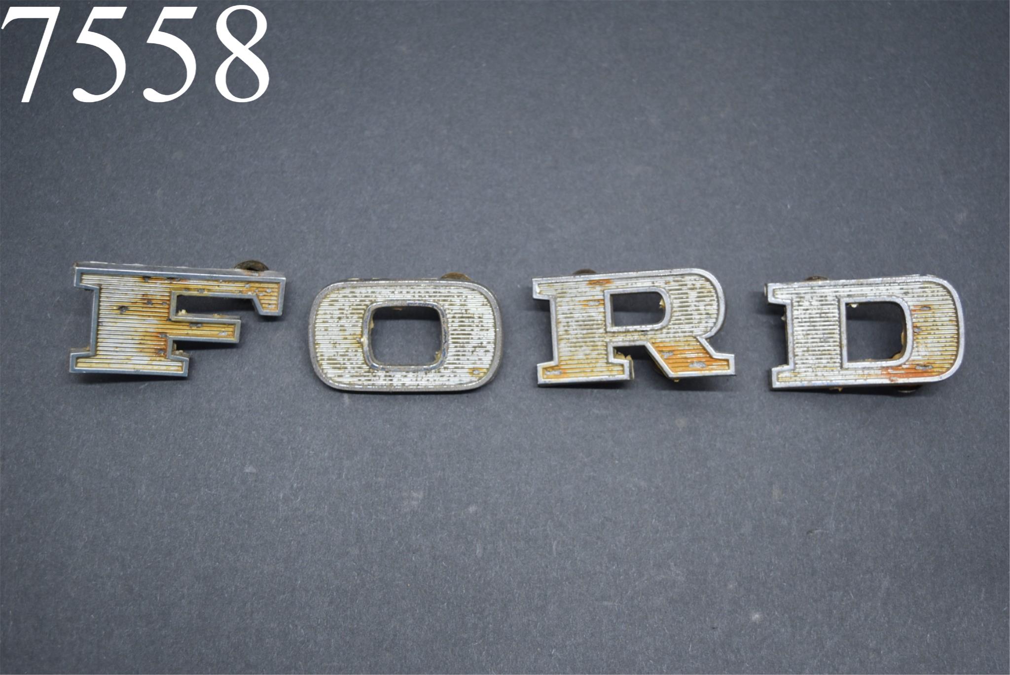 1968 1969 1970 Ford Ranchero Tailgate Emblem Letters Tail Gate OEM 68 ...