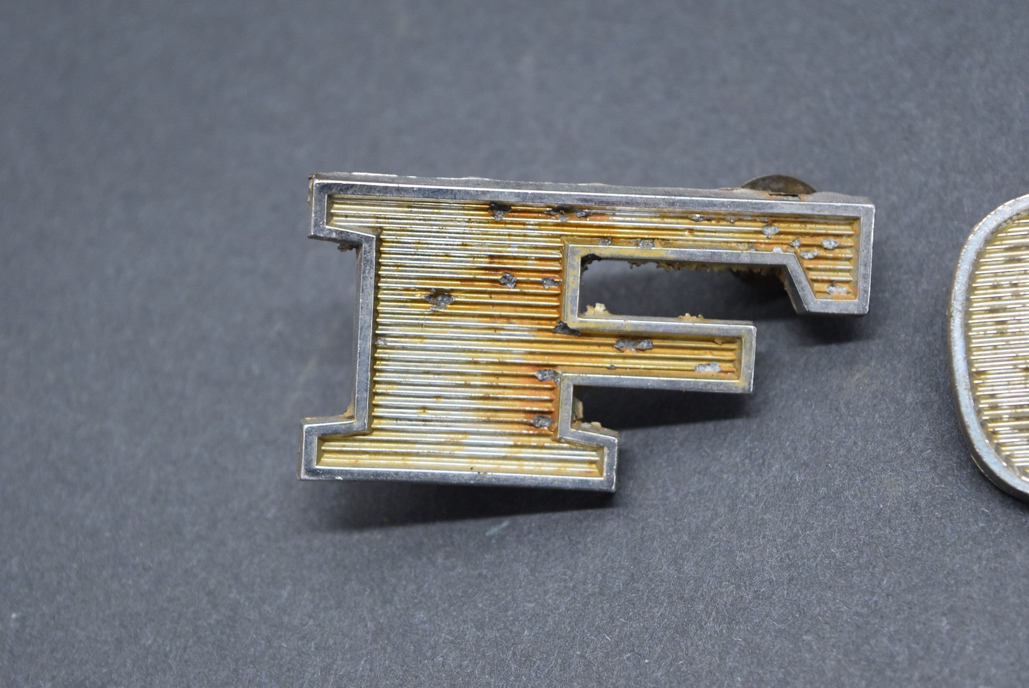 1968 1969 1970 Ford Ranchero Tailgate Emblem Letters Tail Gate OEM 68 ...