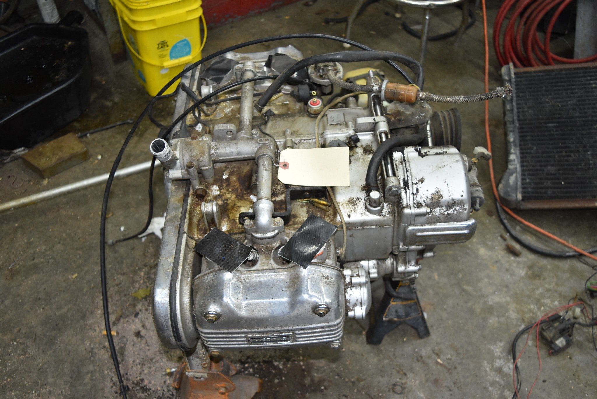Original 1977 77 Honda GL1000 Engine Motor OEM Goldwing Tested Working ...