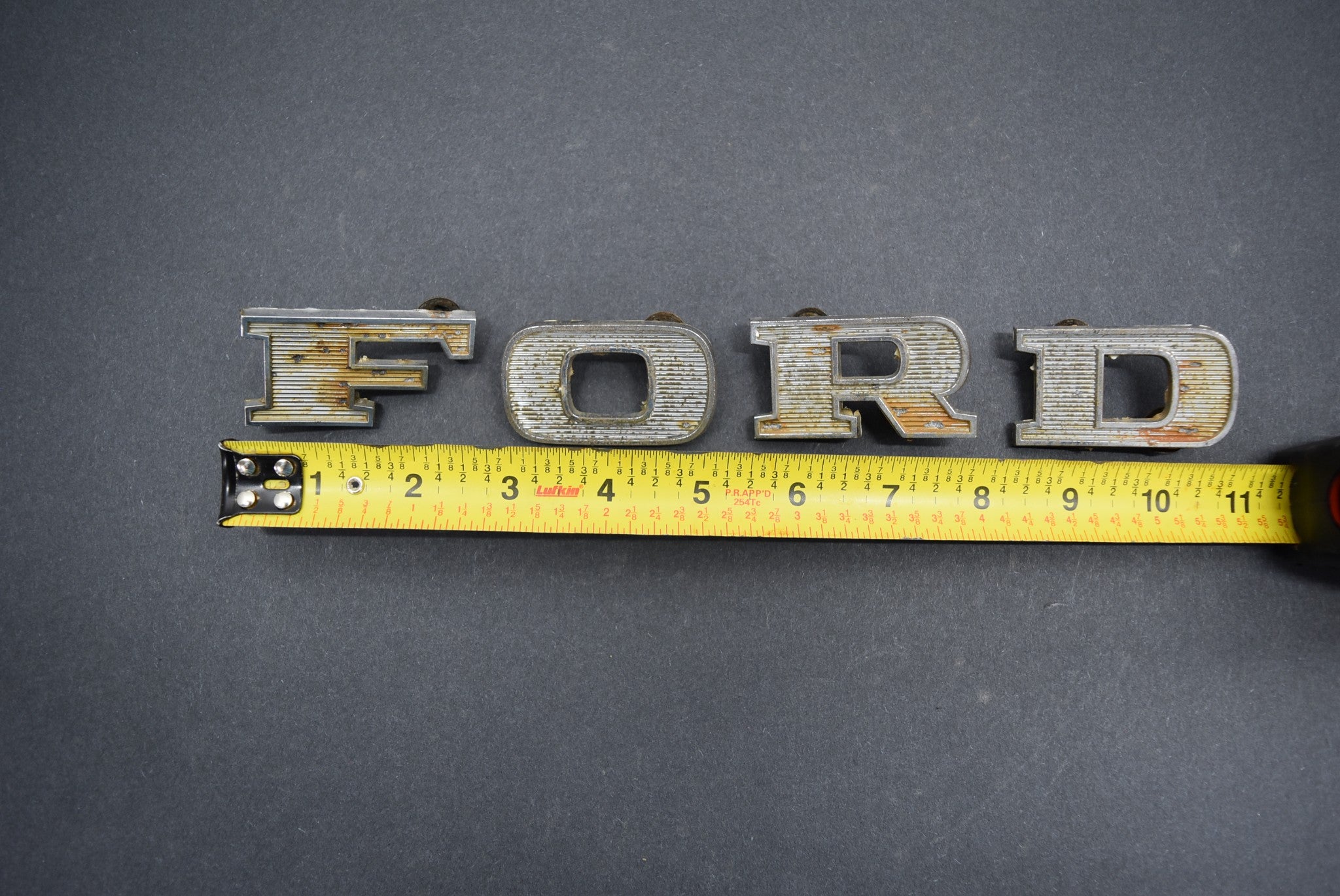 1968 1969 1970 Ford Ranchero Tailgate Emblem Letters Tail Gate OEM 68 ...