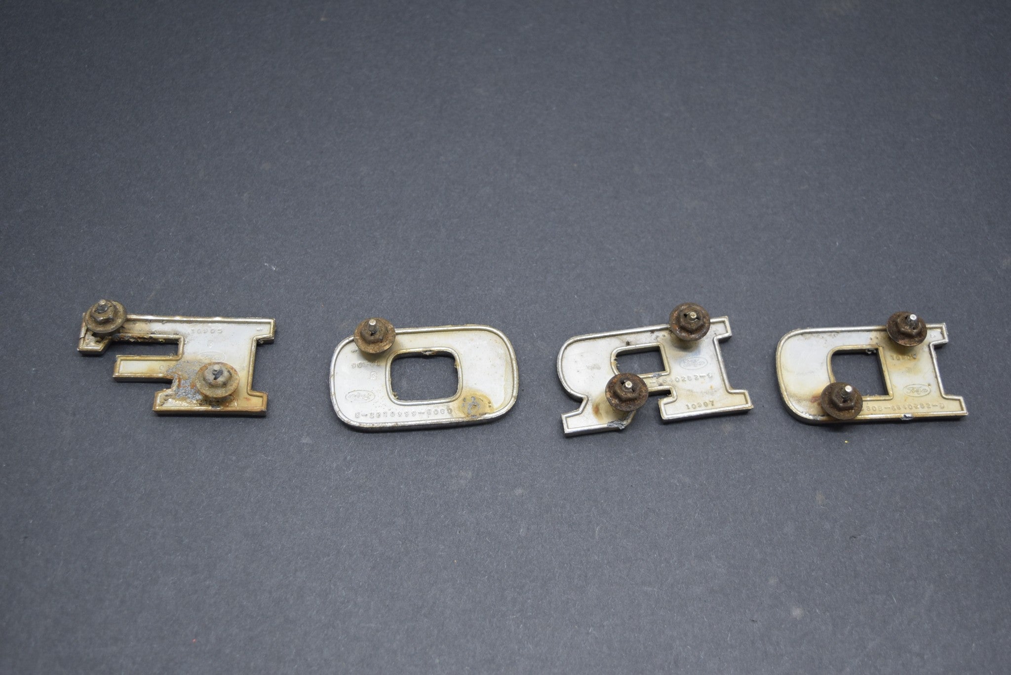 1968 1969 1970 Ford Ranchero Tailgate Emblem Letters Tail Gate OEM 68 ...