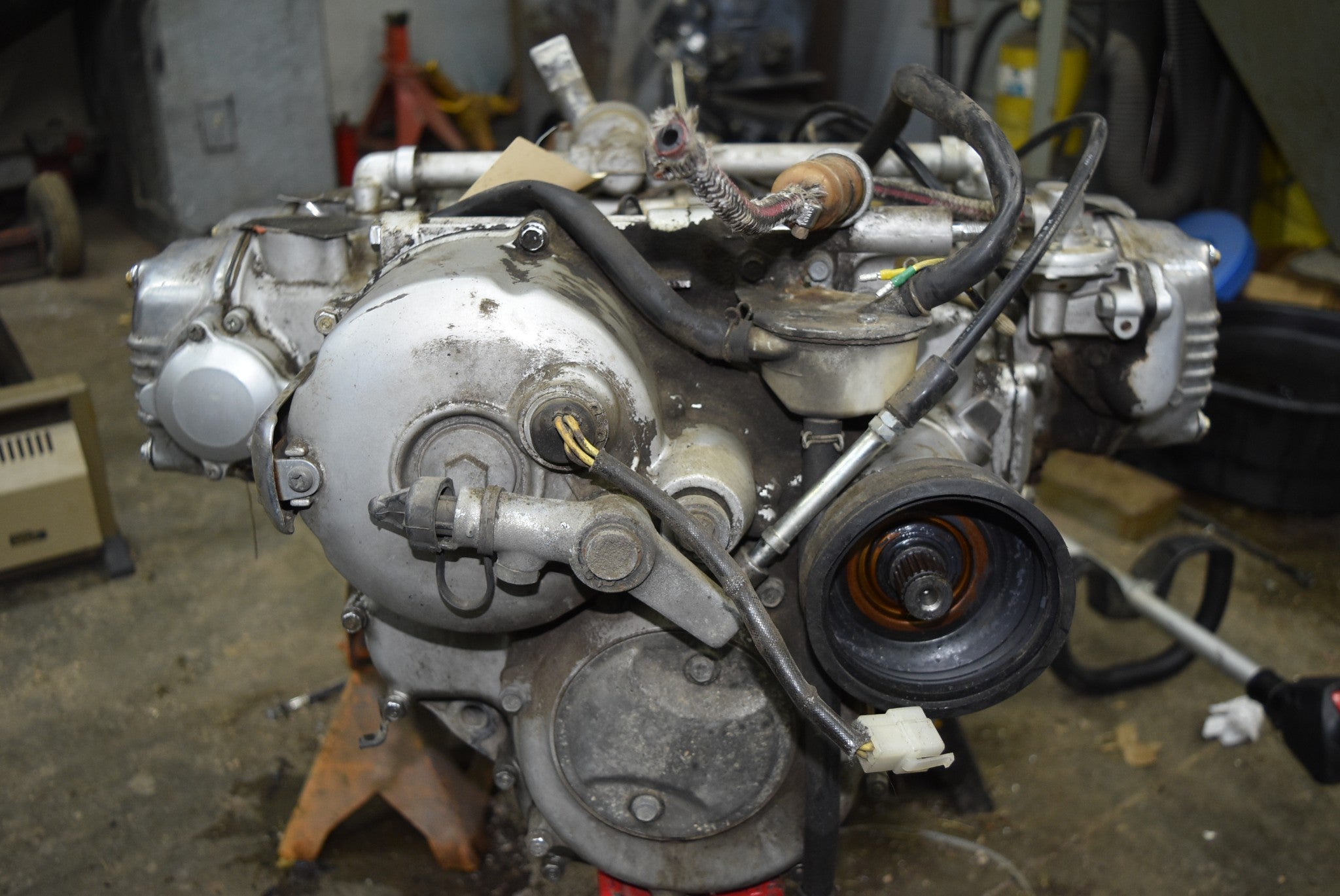 Original 1977 77 Honda GL1000 Engine Motor OEM Goldwing Tested Working ...