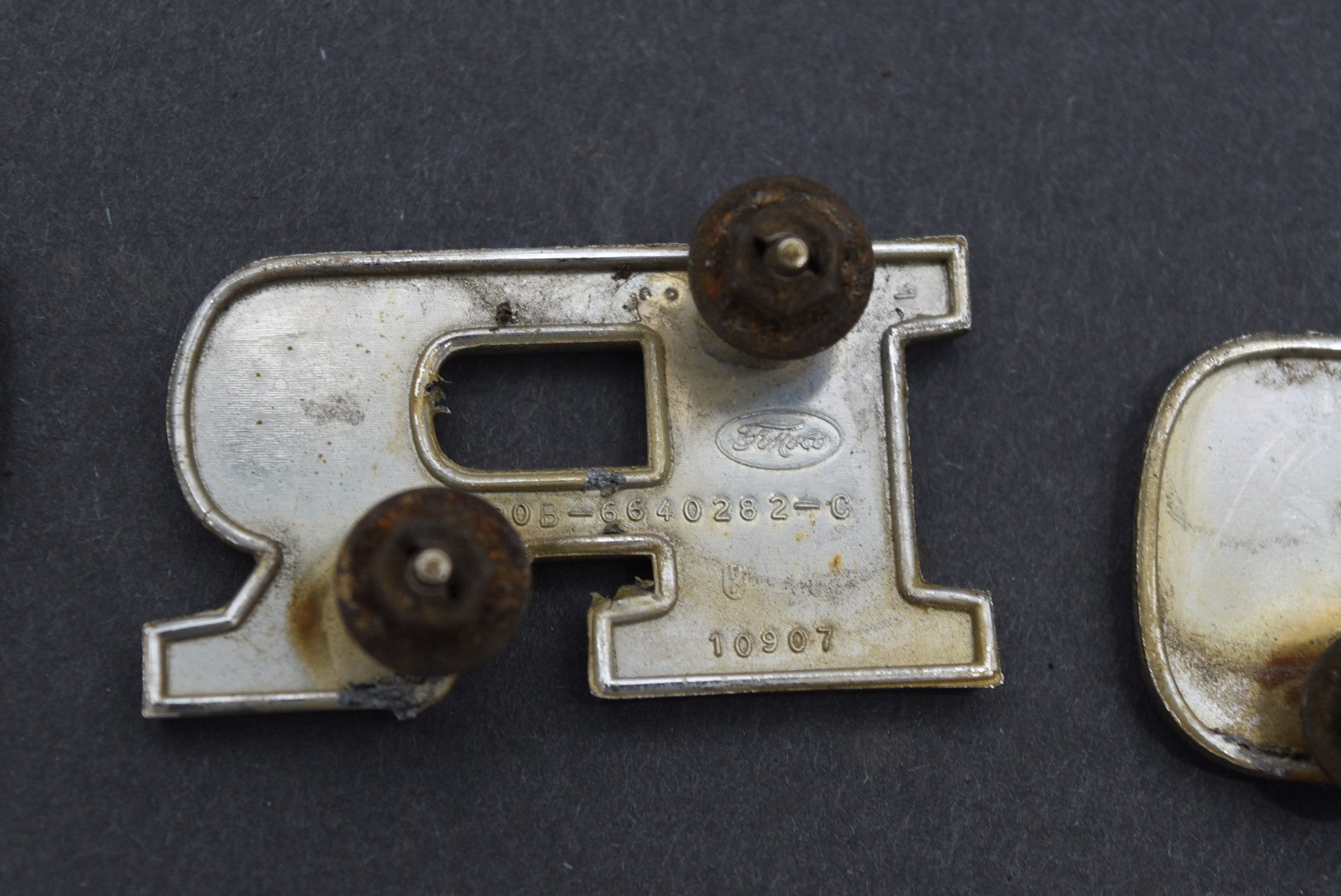 1968 1969 1970 Ford Ranchero Tailgate Emblem Letters Tail Gate OEM 68 ...