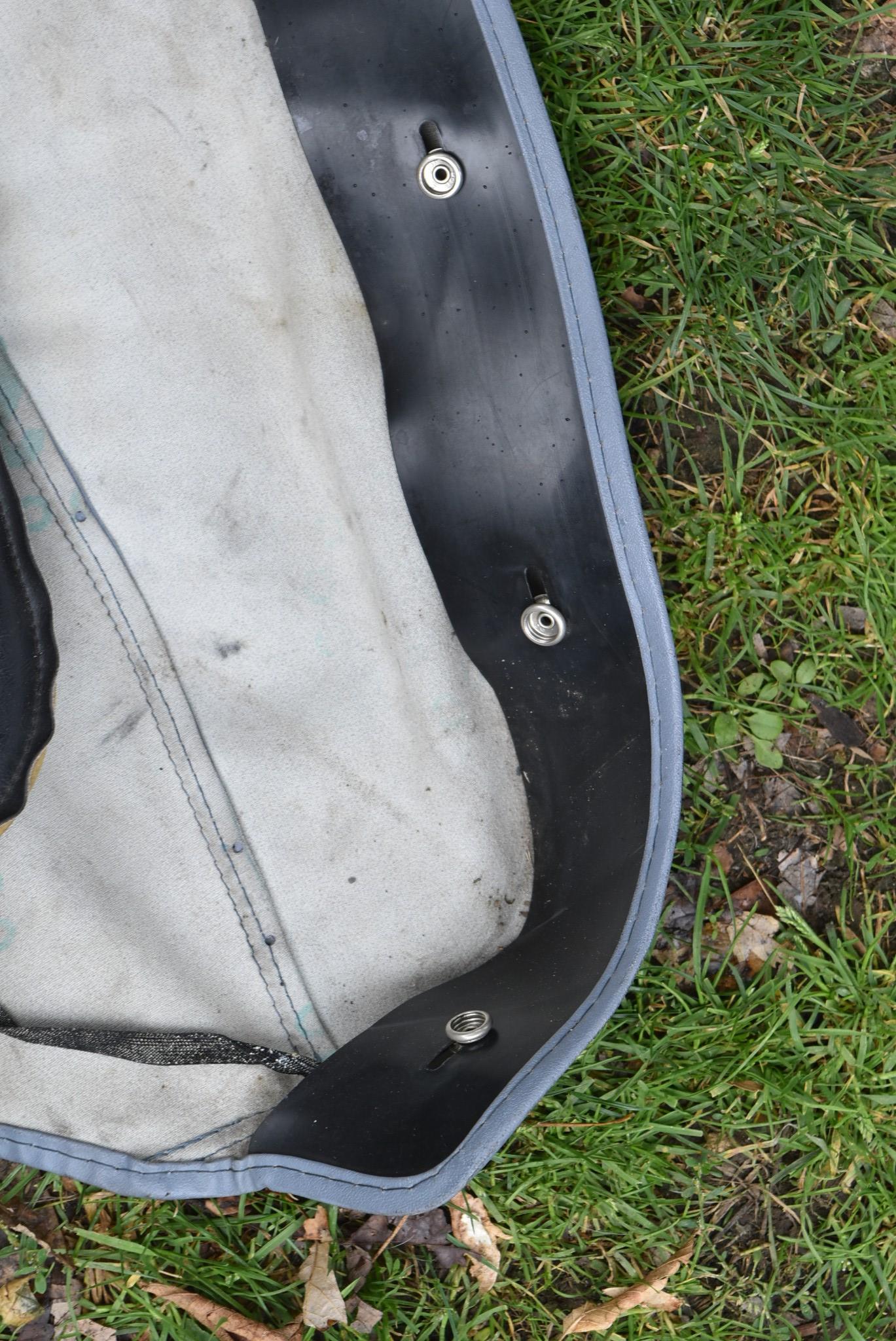 1983-1986 Ford Mustang Convertible Boot Top Light Blue Original OEM Wi ...