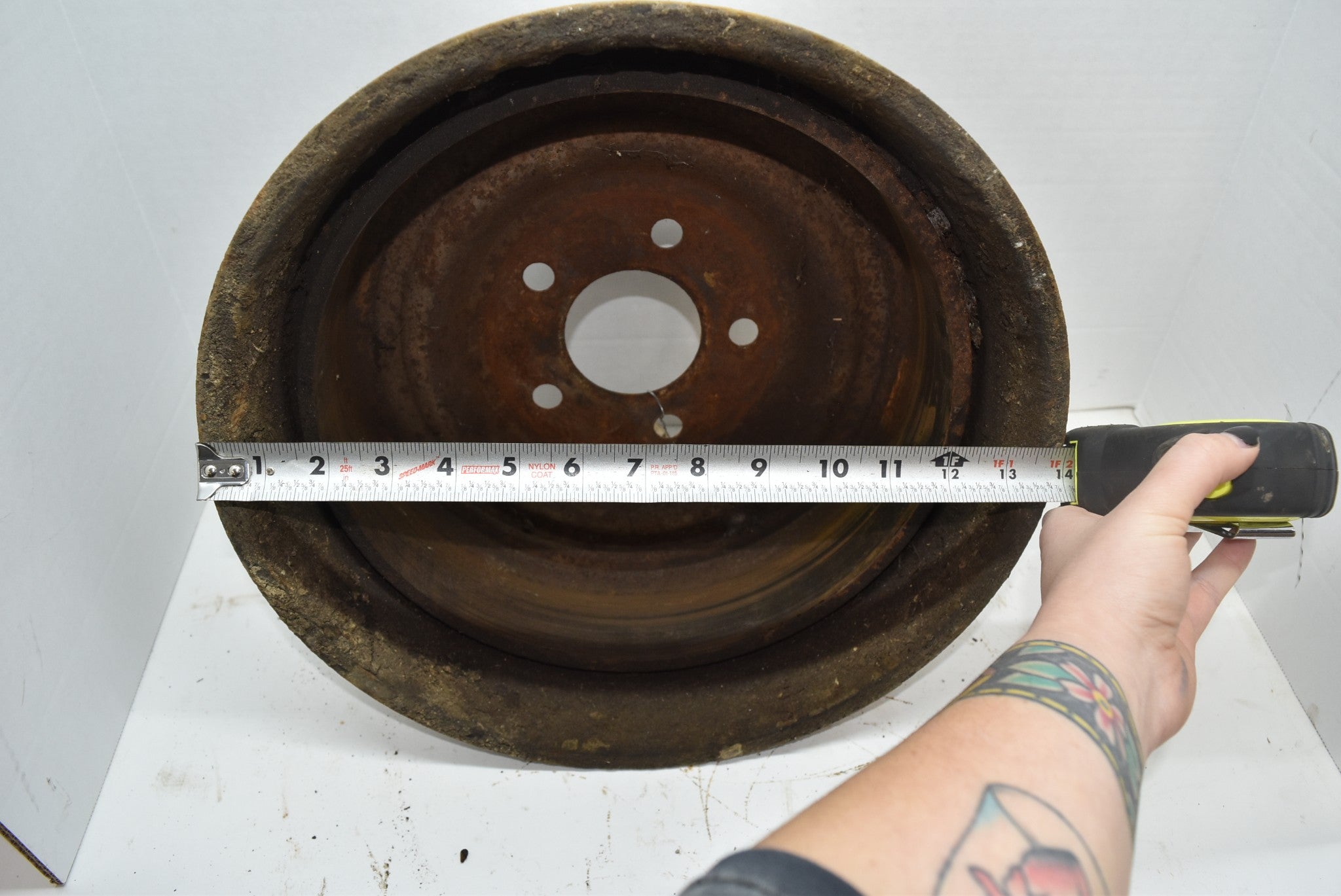 1968 68 Ford Ranchero Rear Brake Drum & Hub V8 Driver Right RH OEM 11 ...