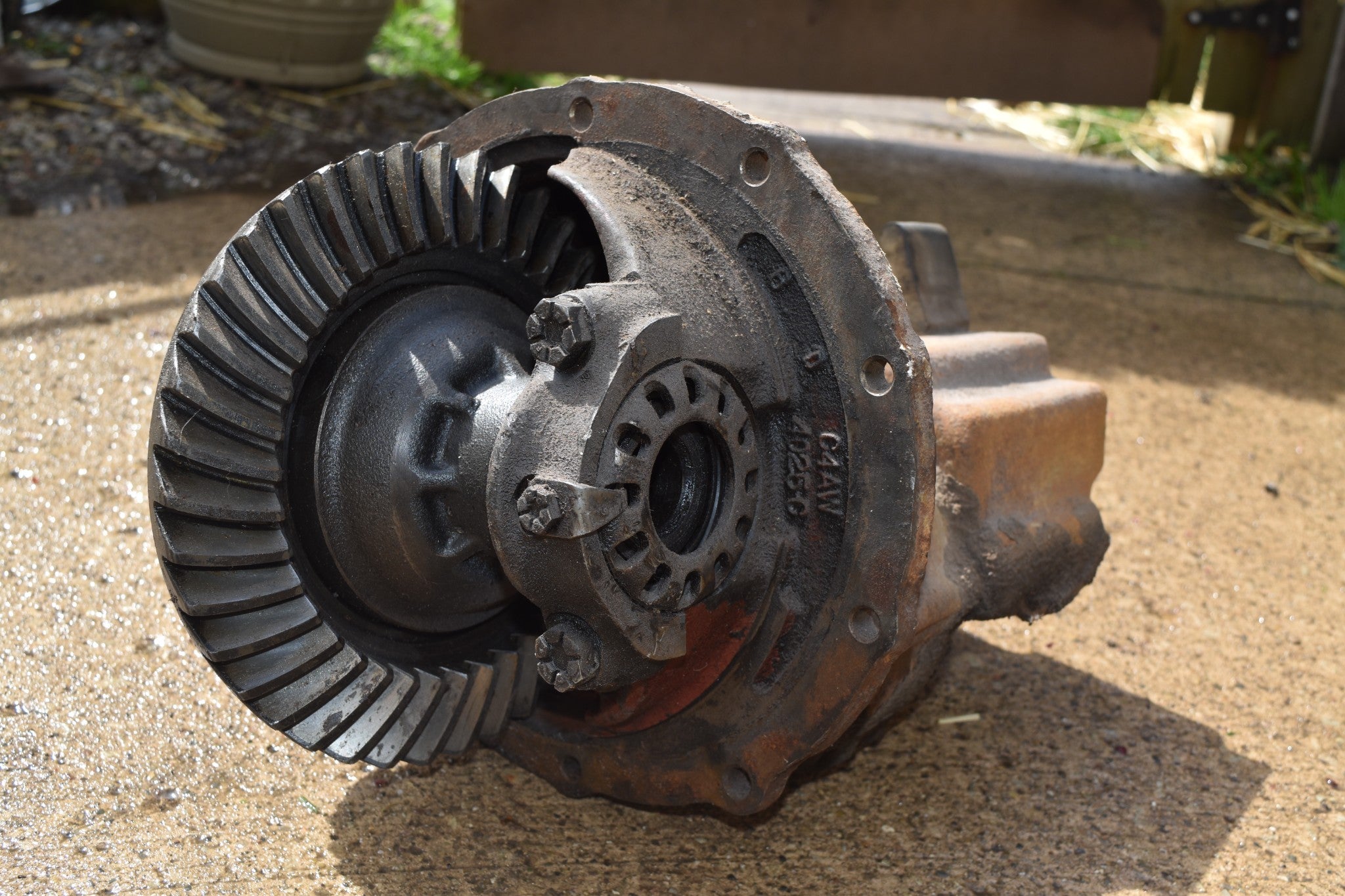 1964 1967 Ford Galaxie 9" C4AW C Rear Differential Pig Pumpkin End 3.0 ...