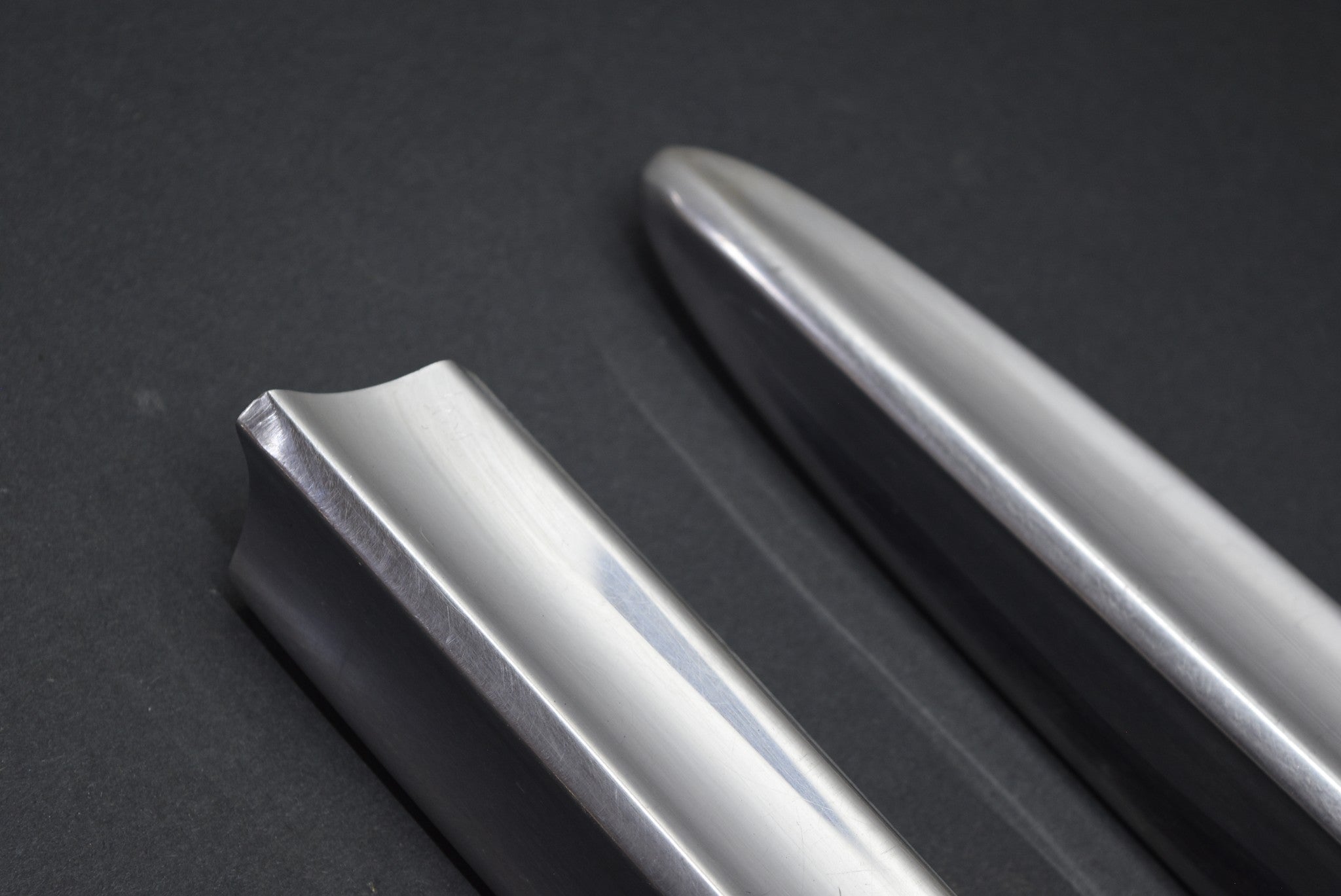 1957 Chevy 210 Tail Fin Trim Toppers Caps Pair LH RH Set 57 Chevrolet ...