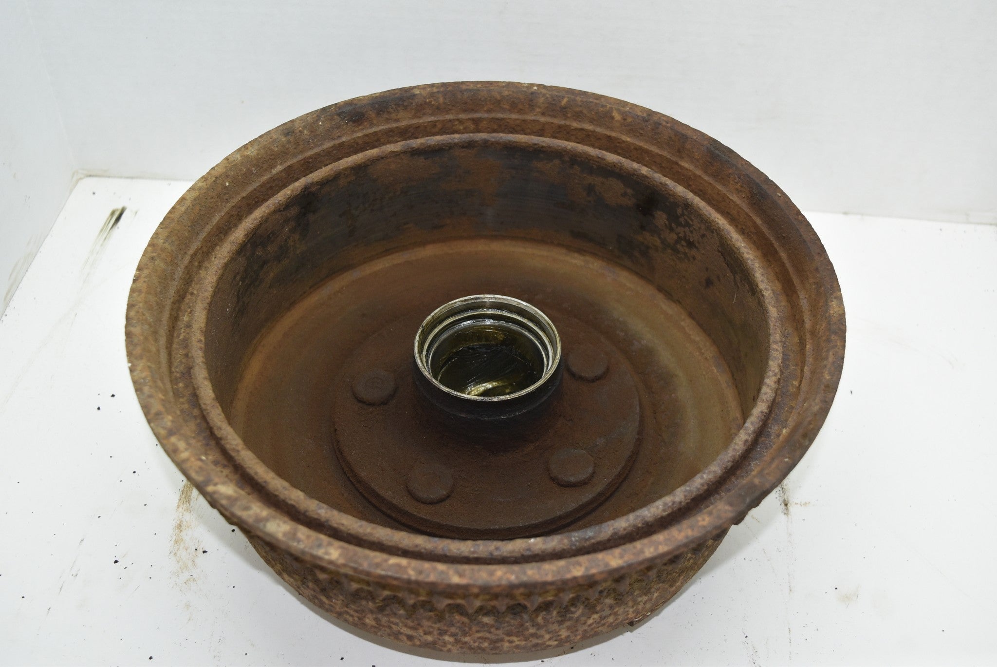 1968 68 Ford Ranchero Front Brake Drum & Hub V8 Driver Left LH OEM Con ...