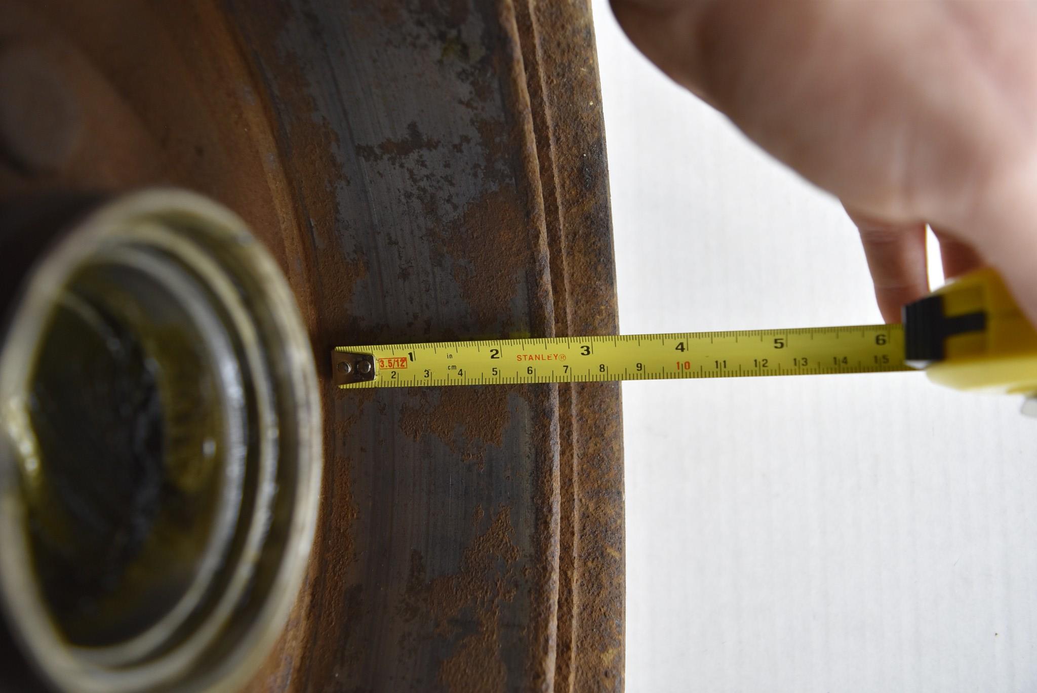 1968 68 Ford Ranchero Front Brake Drum & Hub V8 Driver Left LH OEM Con ...