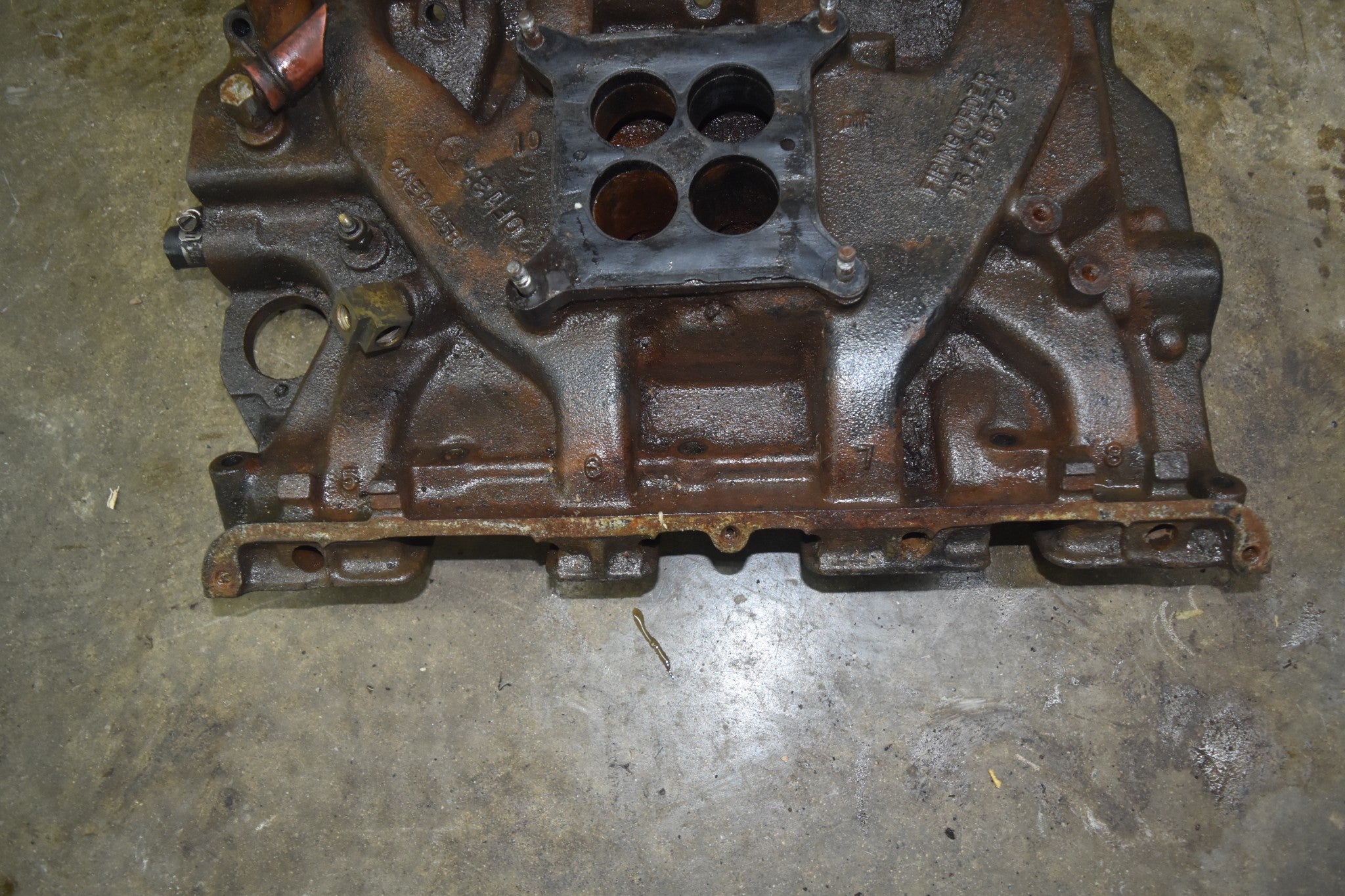 FORD THUNDERBIRD 390 352 4 BBL BARREL INTAKE FE C1AE9425B CAST IRON 19 ...