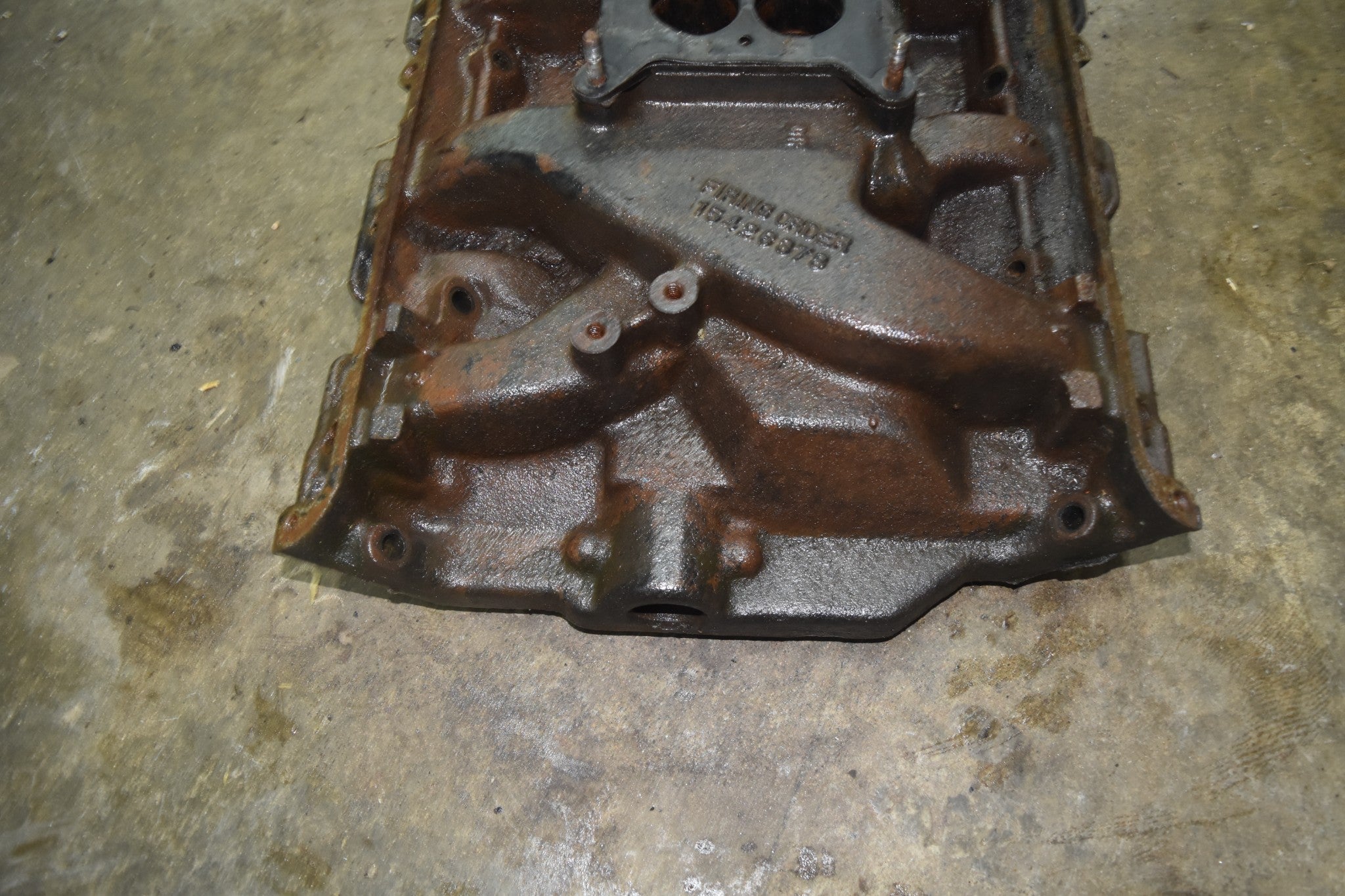 FORD THUNDERBIRD 390 352 4 BBL BARREL INTAKE FE C1AE9425B CAST IRON 19 ...