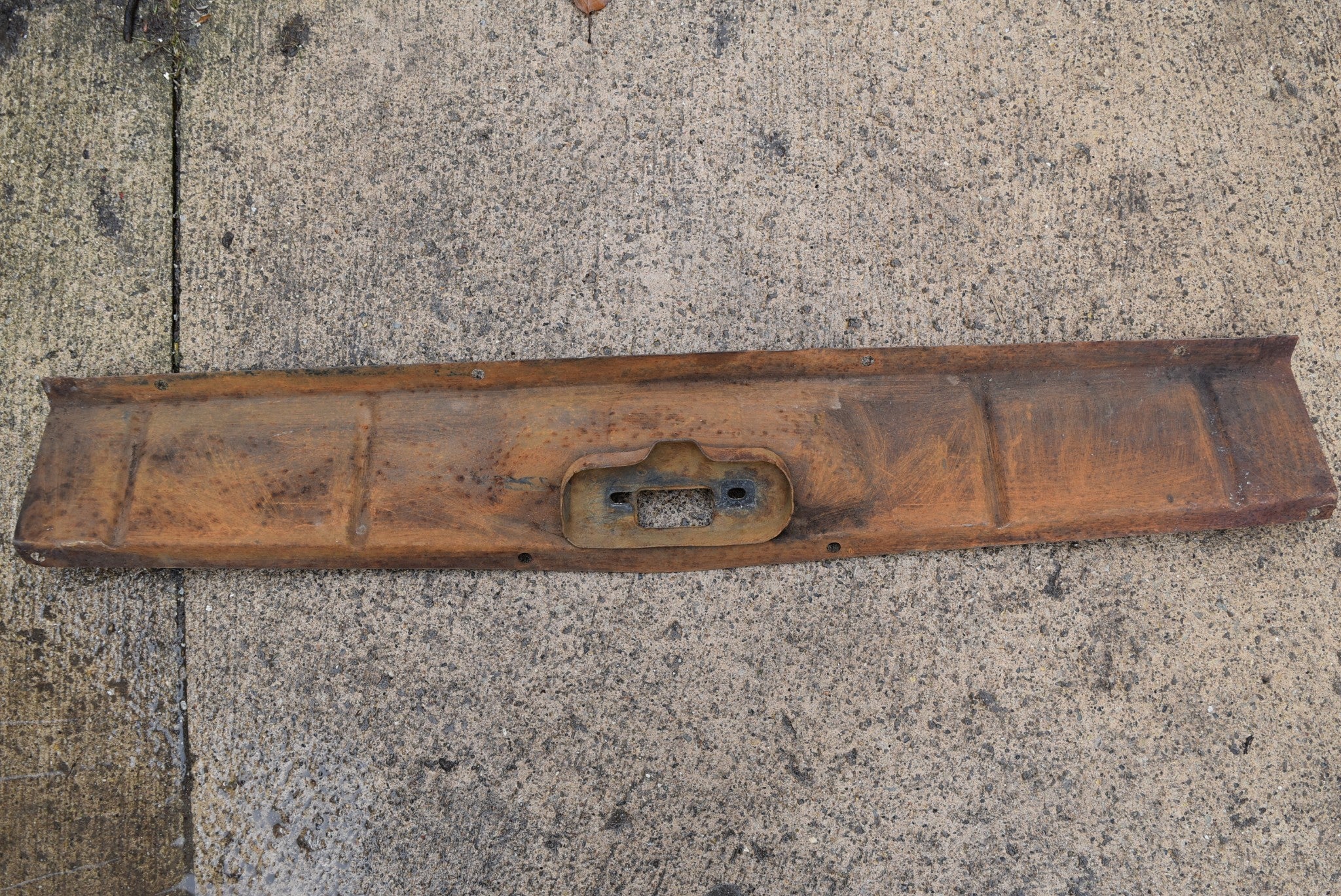 1957 Chevy GMC Truck Radiator Core Hood Latch Support OEM 57 Chevrolet ...