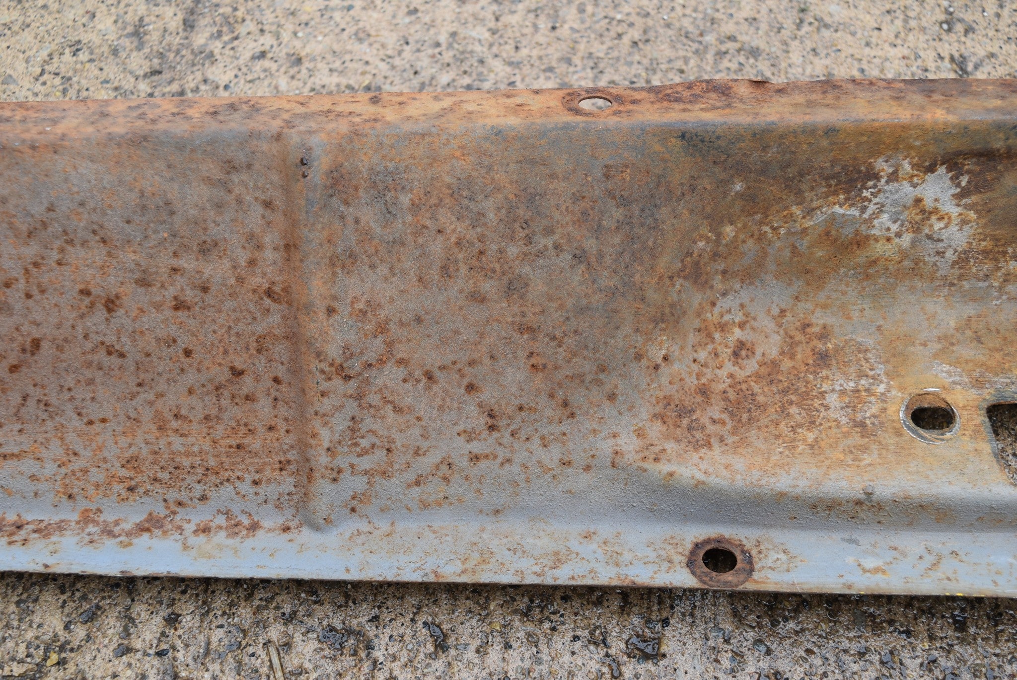 1957 Chevy GMC Truck Radiator Core Hood Latch Support OEM 57 Chevrolet ...